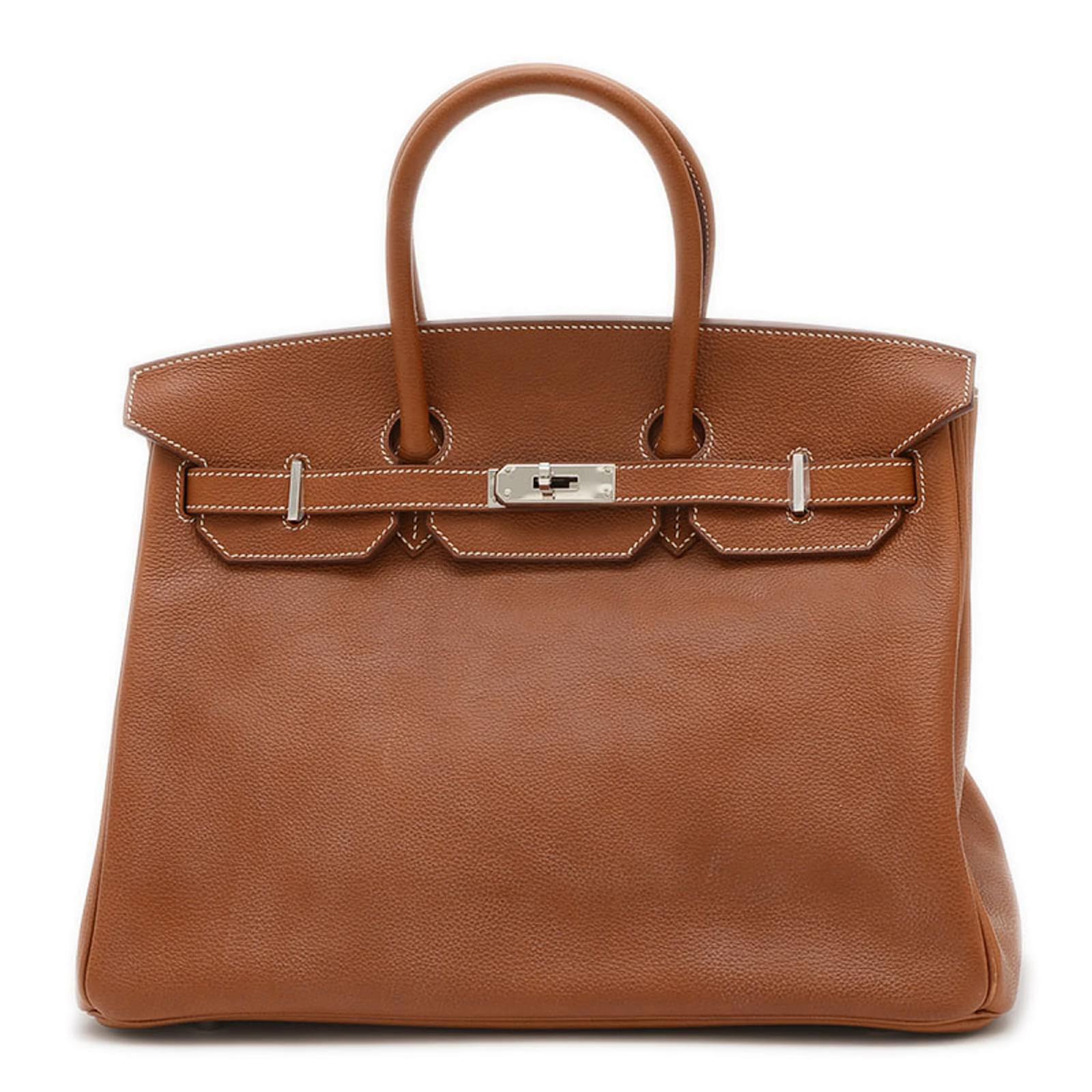 Hermès Hermes Birkin 35 Handbag in Barenia Leather (Sold) - Joli Closet