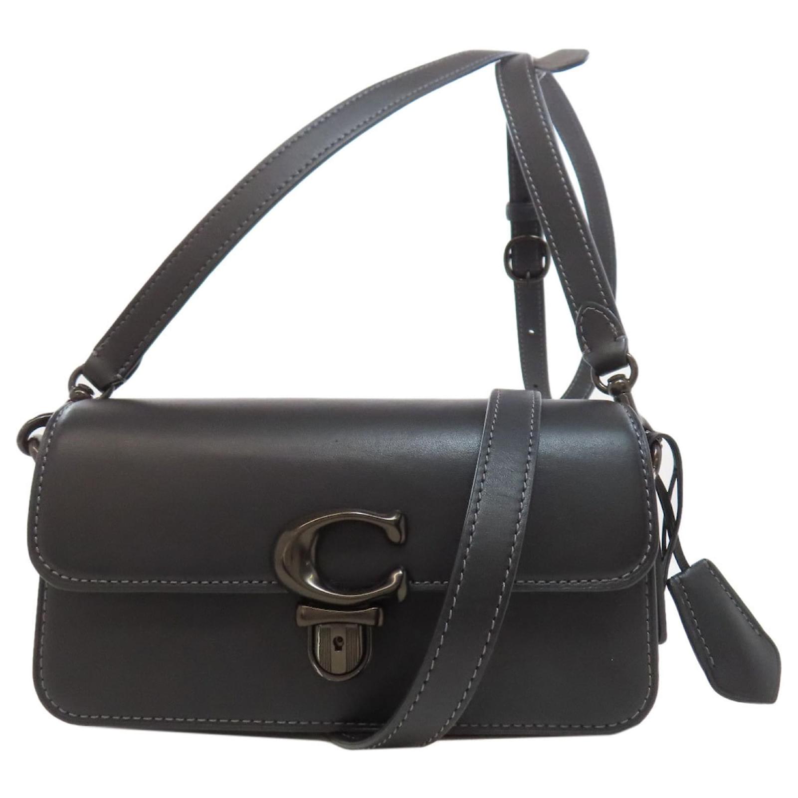 Coach CE331 Studio Bag 20 Shoulder Leather Women's COACH Black ref ...