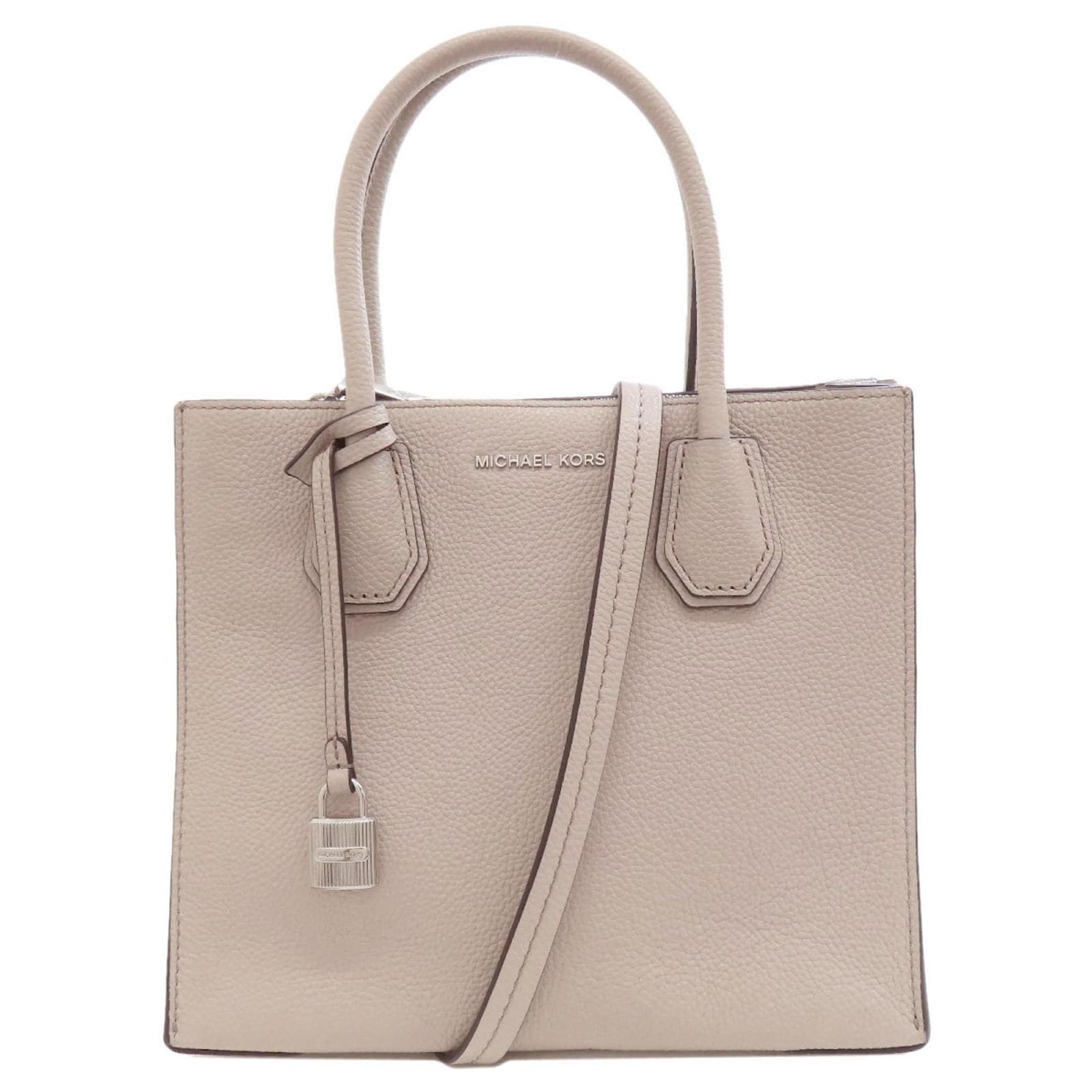 Michael Kors Mercer Beige Leather ref.2023322 - Joli Closet