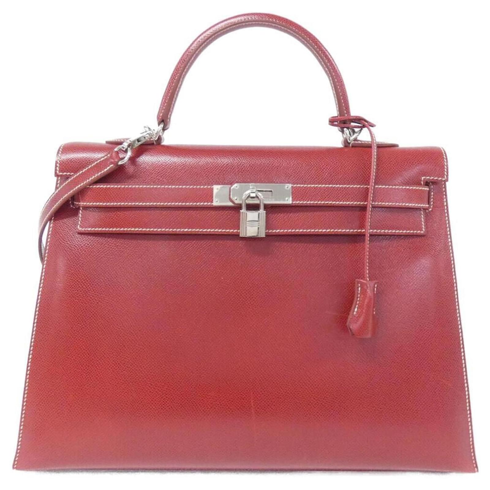 Hermès Kelly 35 Red Leather ref.2023697 - Joli Closet