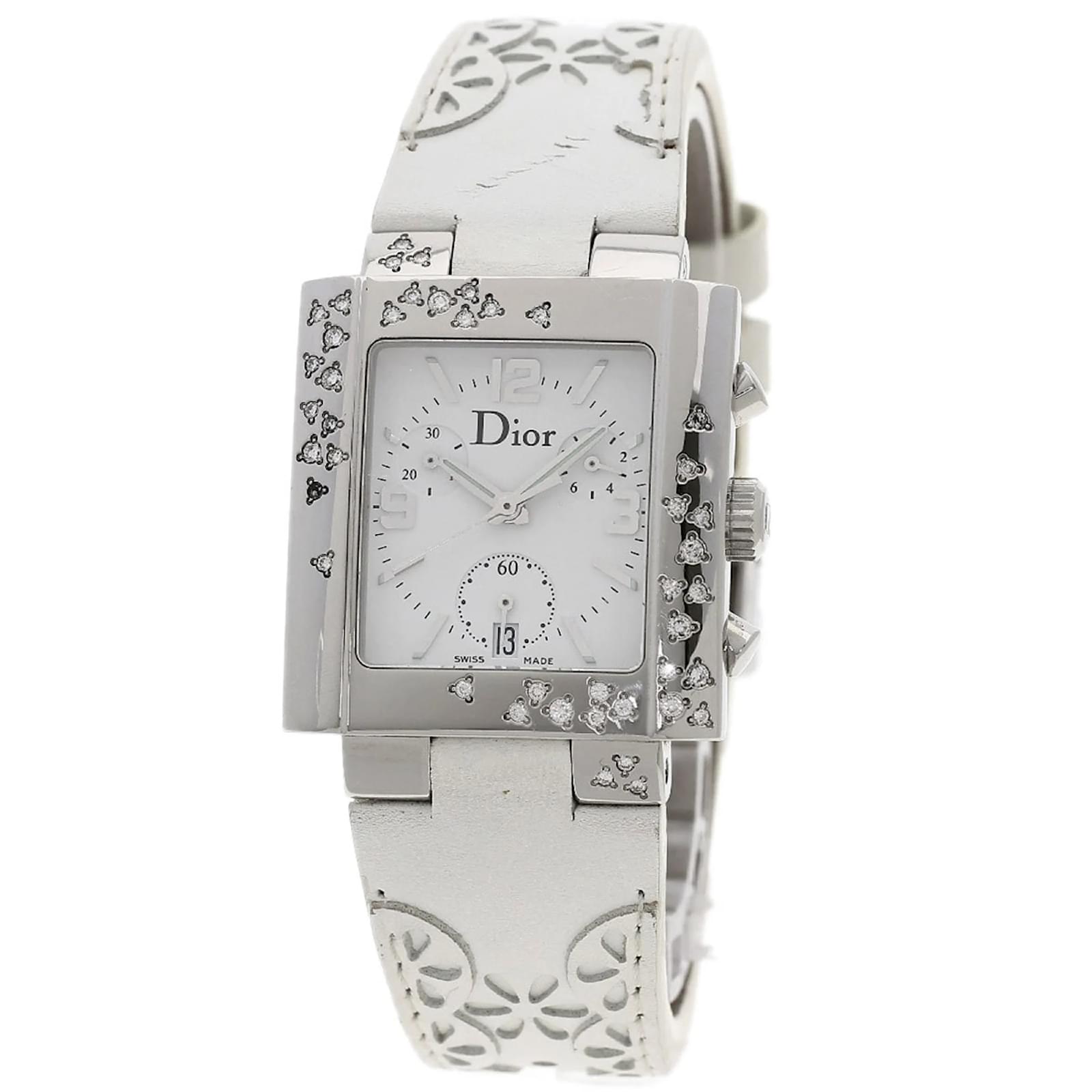 Christian Dior D81-101 Riva Diamond Bezel Watch ref.2024050 - Joli Closet