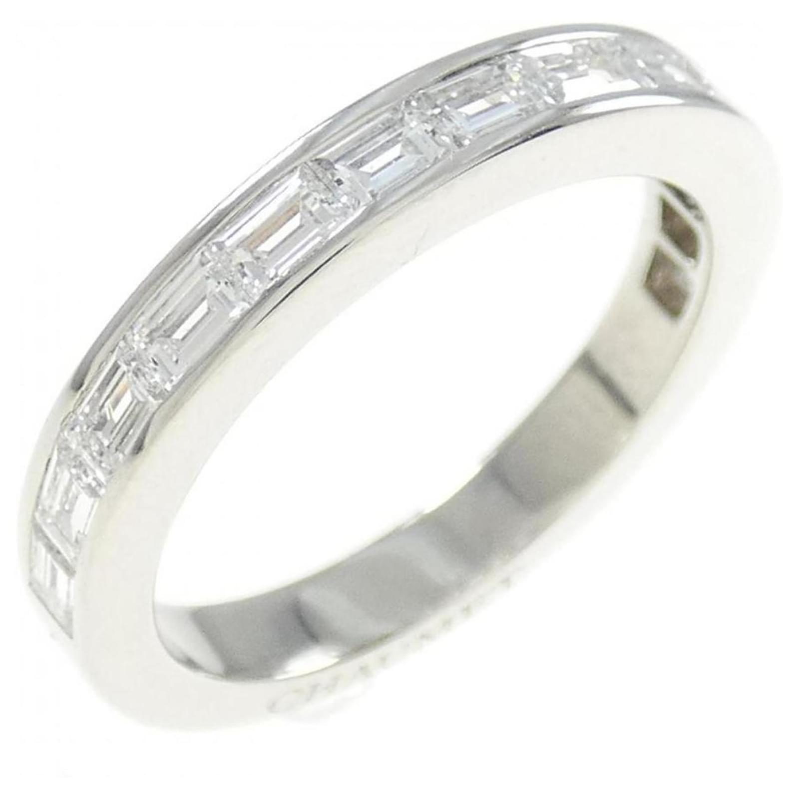 Chaumet Baguette Platinum Band Ring ref.2026064 - Joli Closet