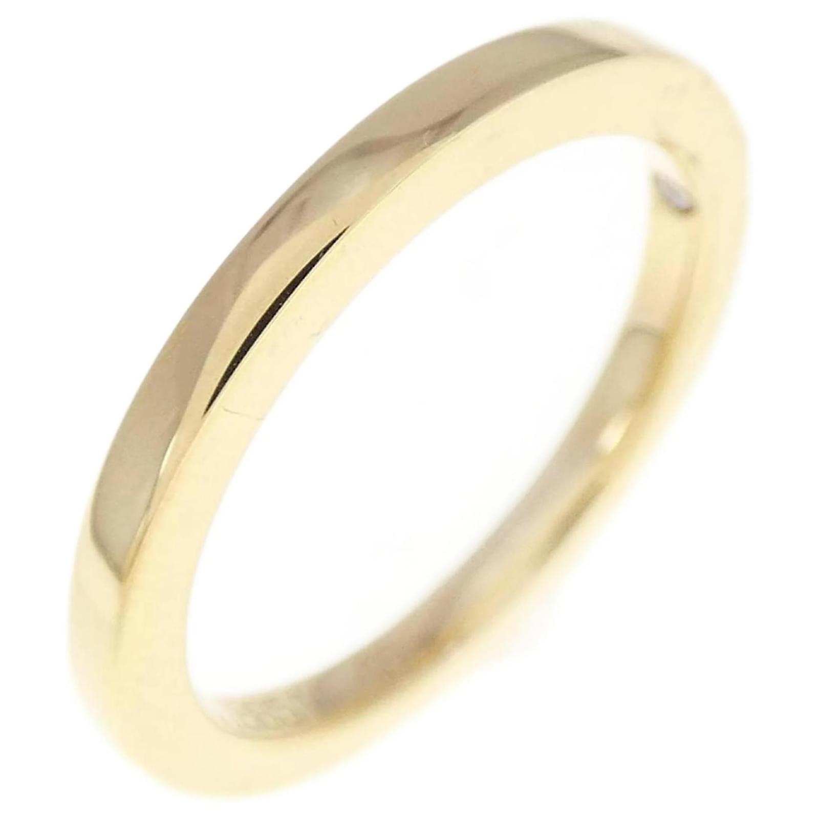 Chaumet 18K Yellow Gold Band Ring ref.2026065 - Joli Closet