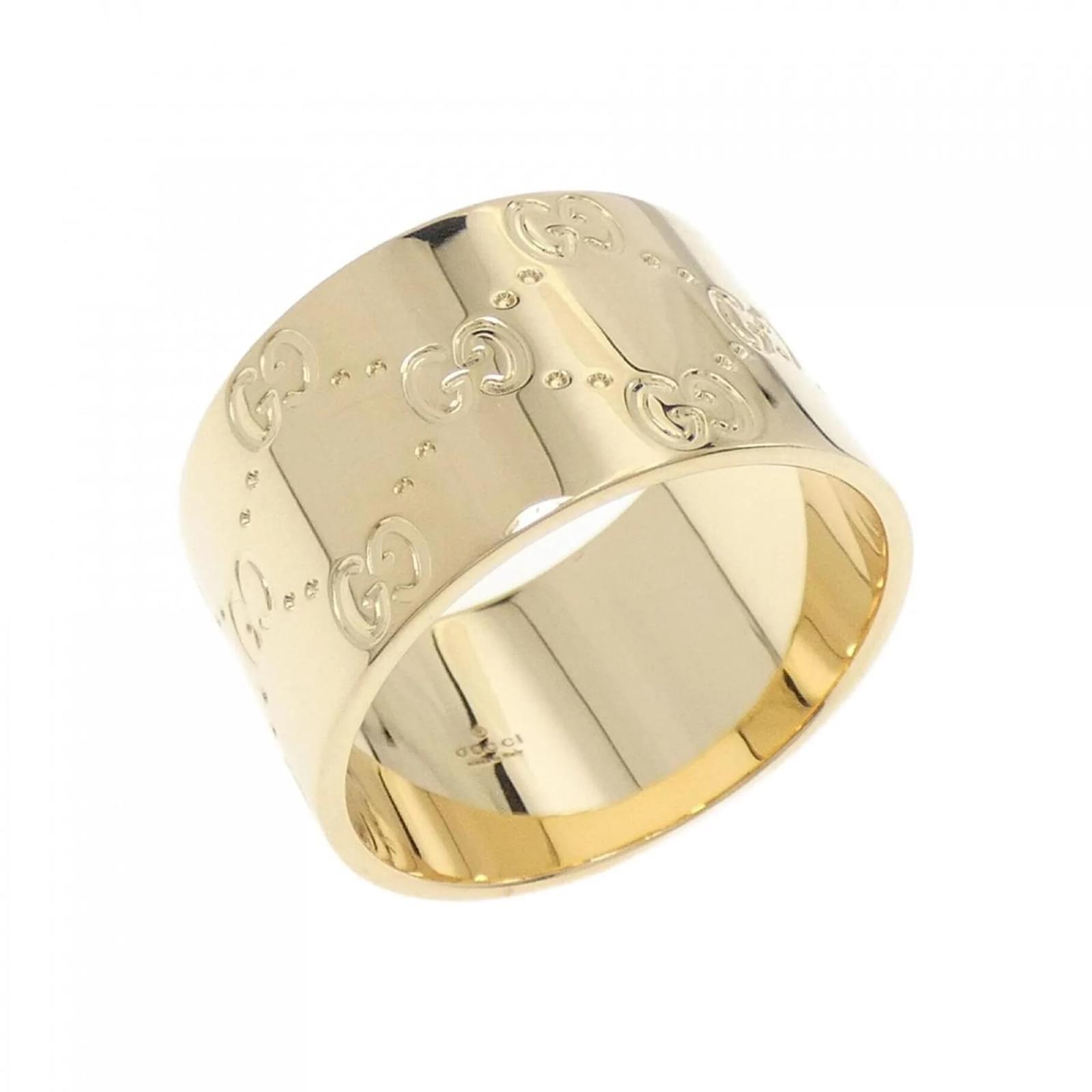 Gucci Icon 18K Yellow Gold Band Ring ref.2026166 - Joli Closet