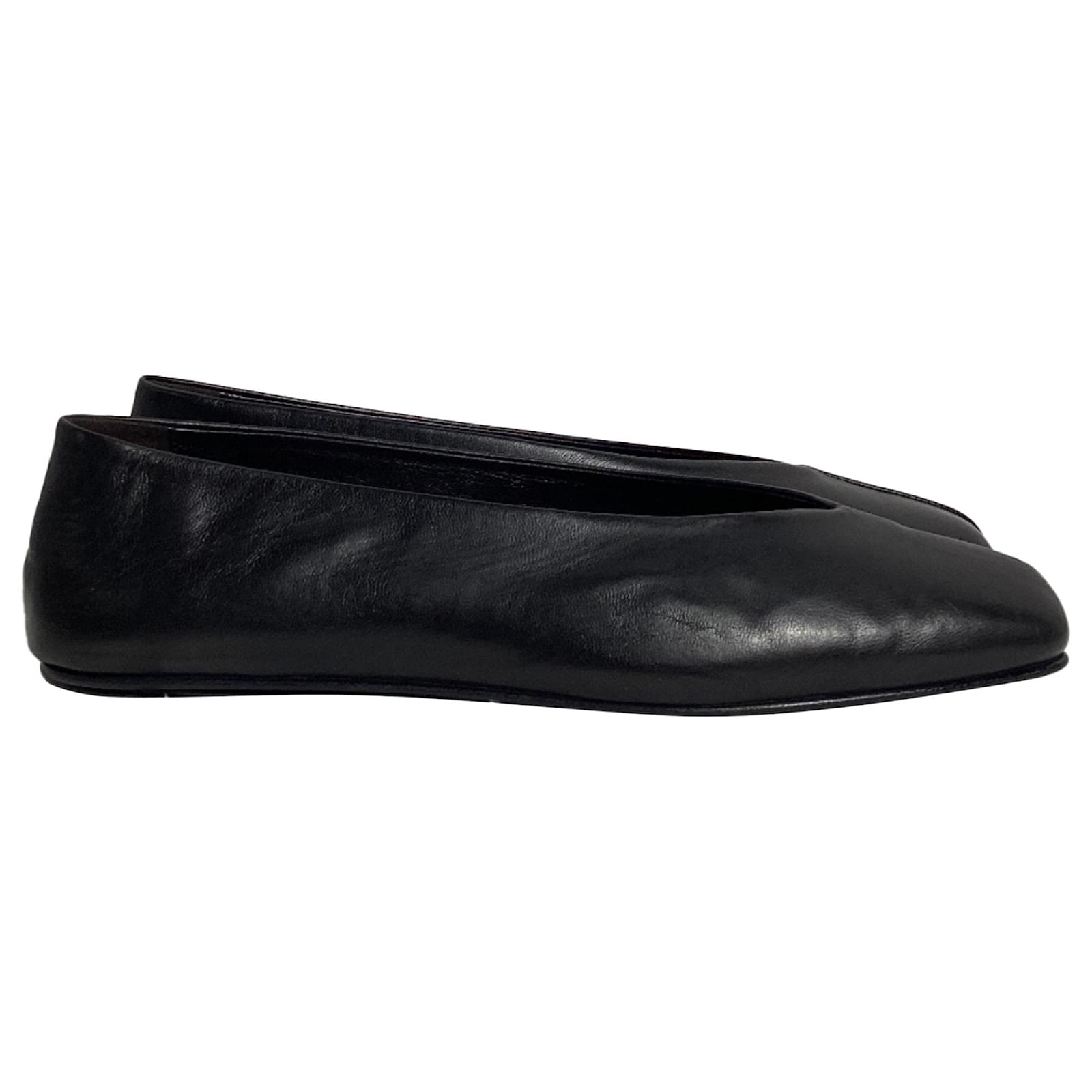 The Row Eva Two Shoe in Black Leather ref.2028258 - Joli Closet