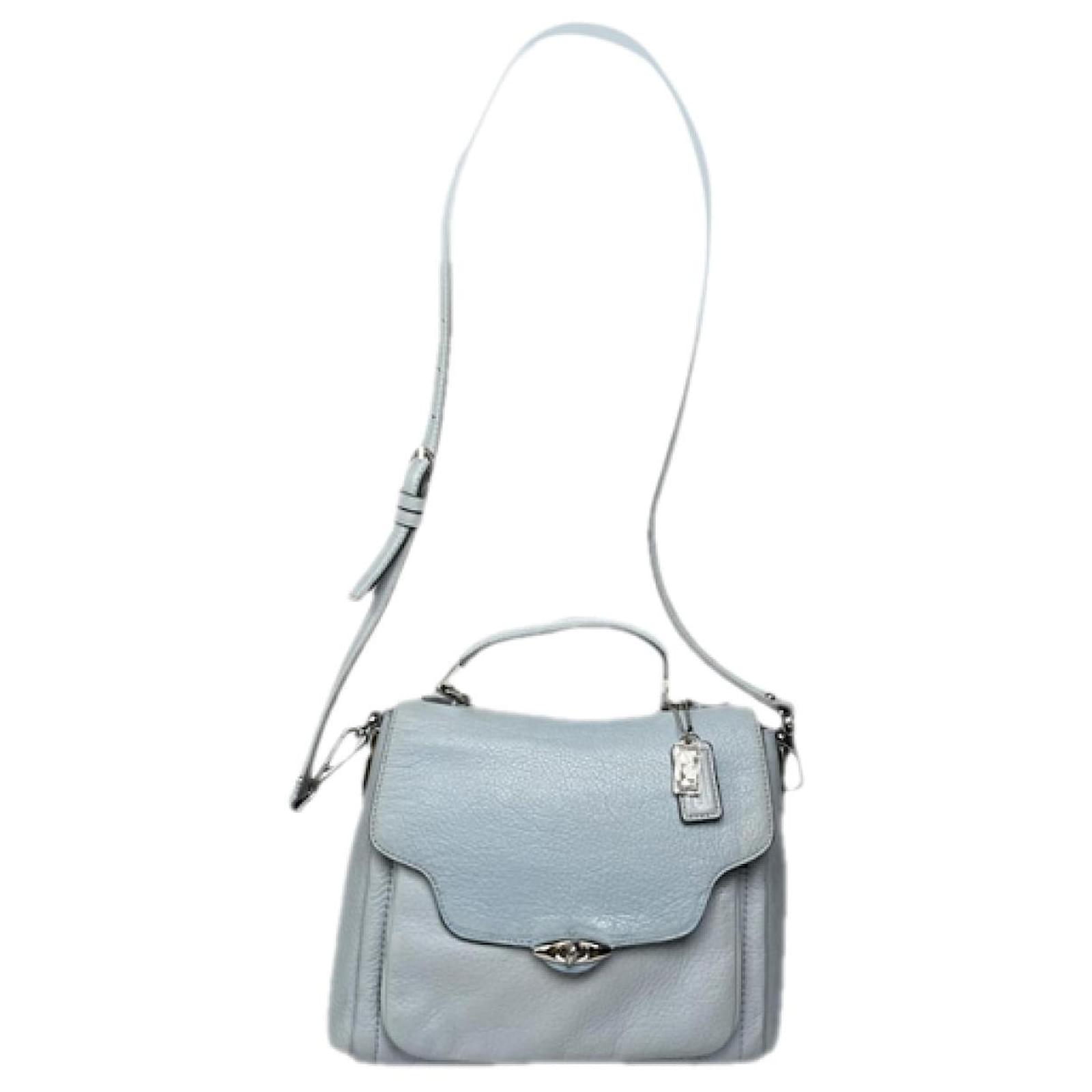 COACH Handbags T. Leather Blue ref.2030965 - Joli Closet