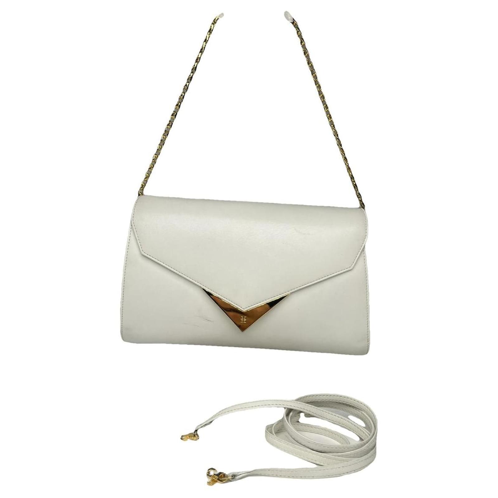GIVENCHY Handbags T. Leather White ref.2032443 - Joli Closet