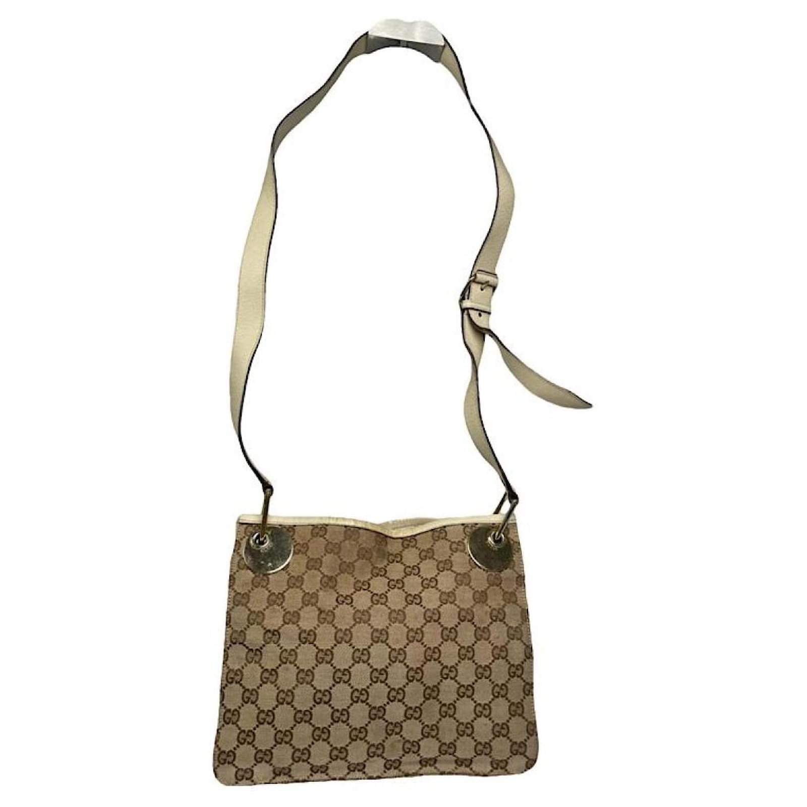 GUCCI Handbags T. Cotton Beige ref.2033389 - Joli Closet