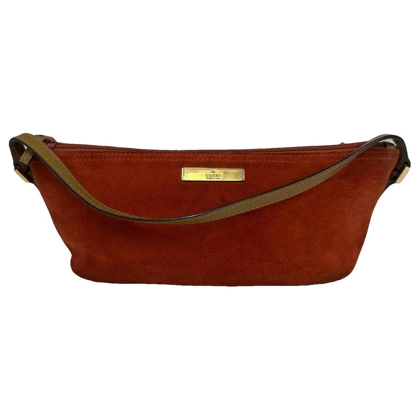Gucci Jackie Vintage Red Leather Handbag ref.2034362 - Joli Closet