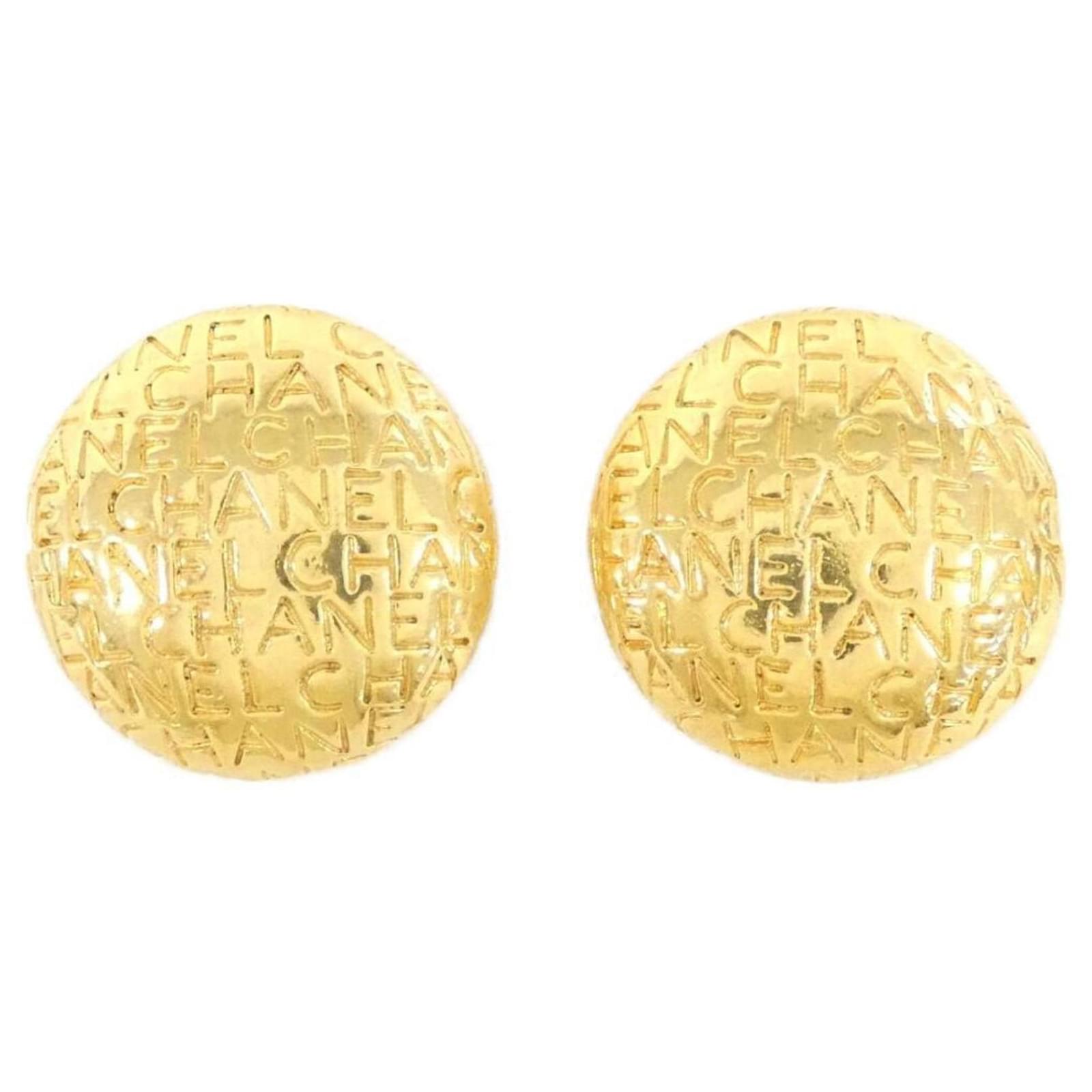 Chanel Logo CC Golden Gold-plated ref.2034984 - Joli Closet