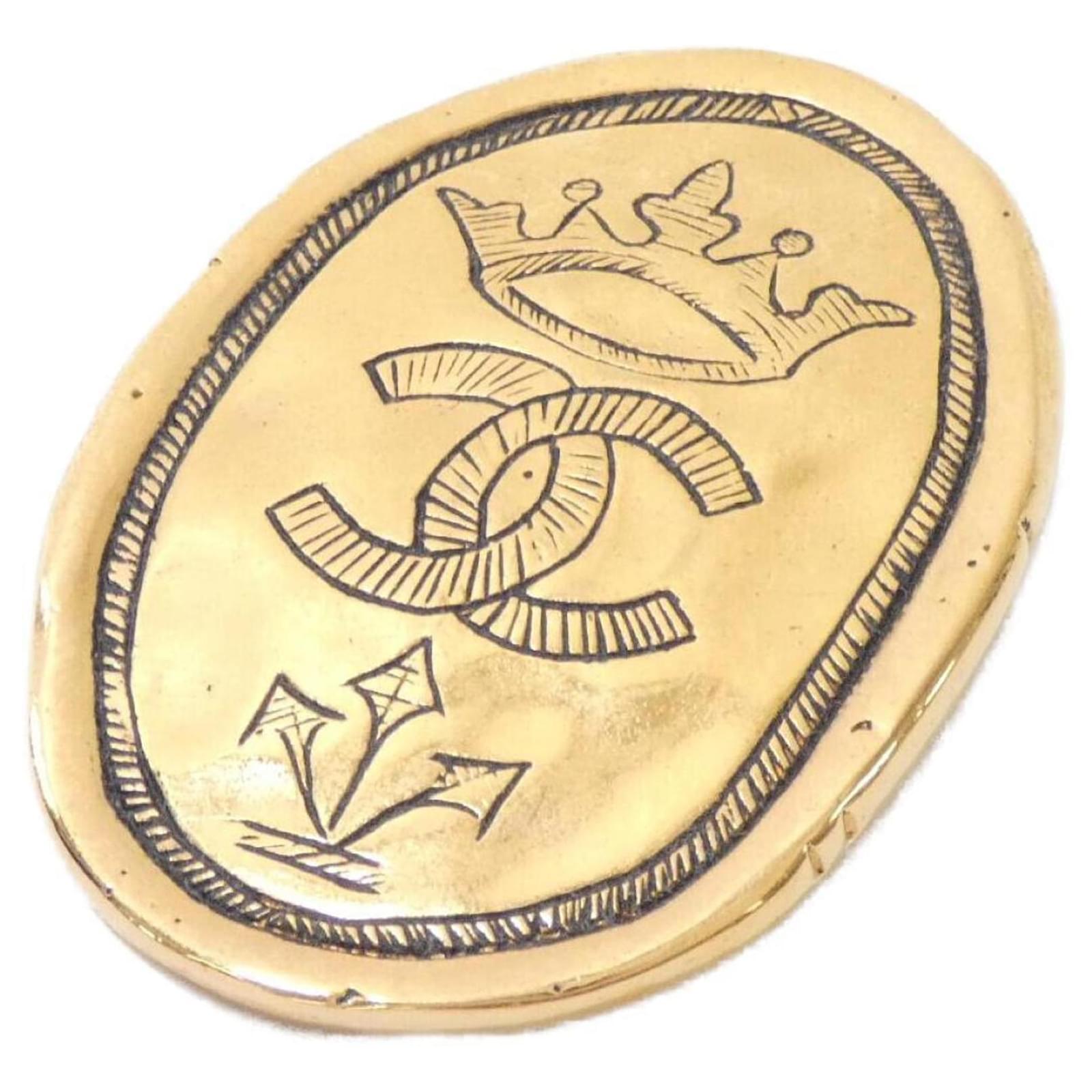 Chanel Coco Mark Golden Gold-plated ref.2035063 - Joli Closet