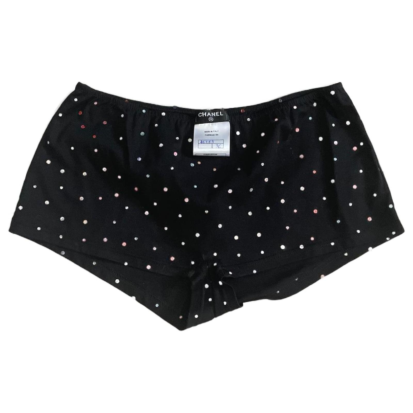 Chanel Shorts Black Cotton ref.2037074 - Joli Closet