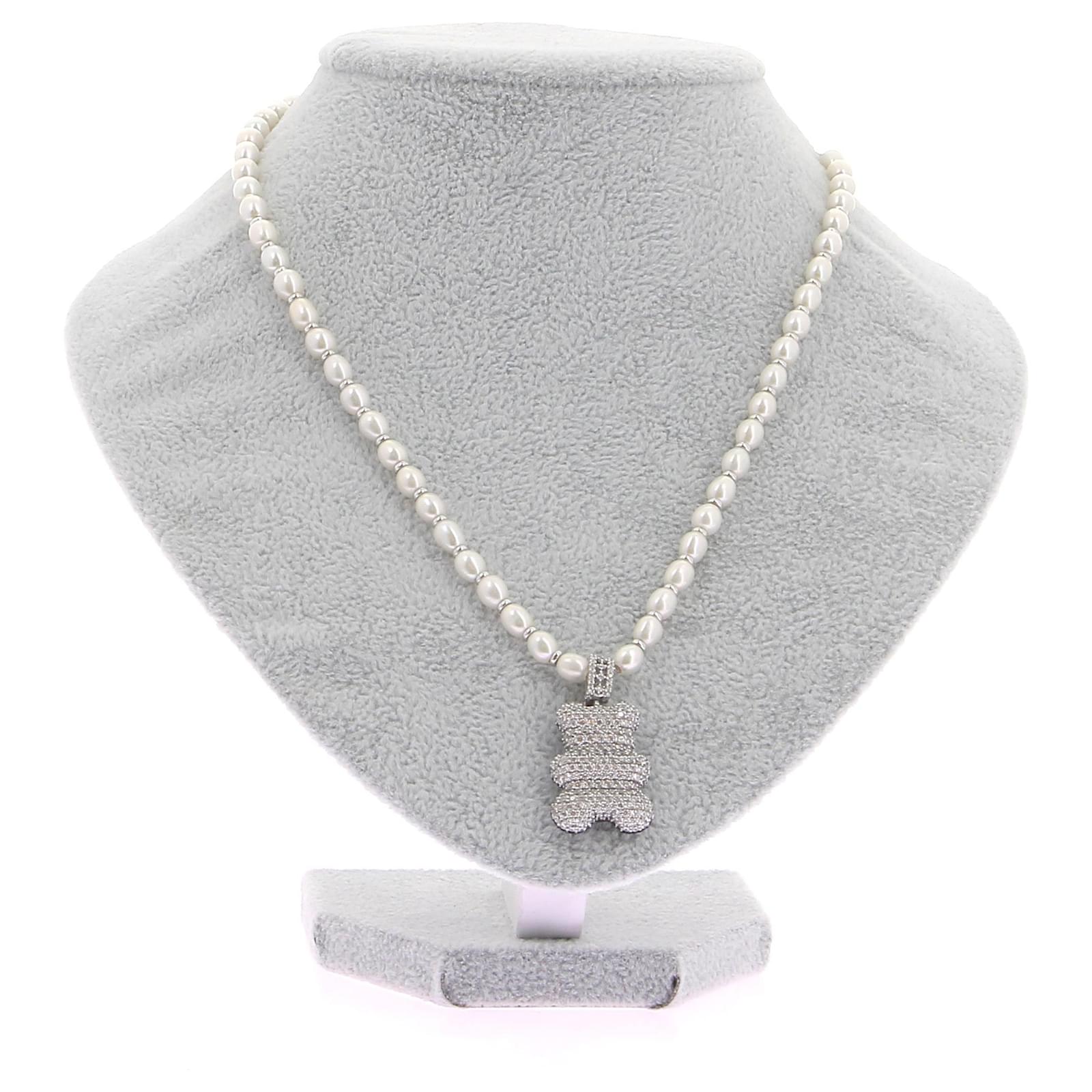 APM MONACO Necklaces T. Metal White ref.2038286 - Joli Closet