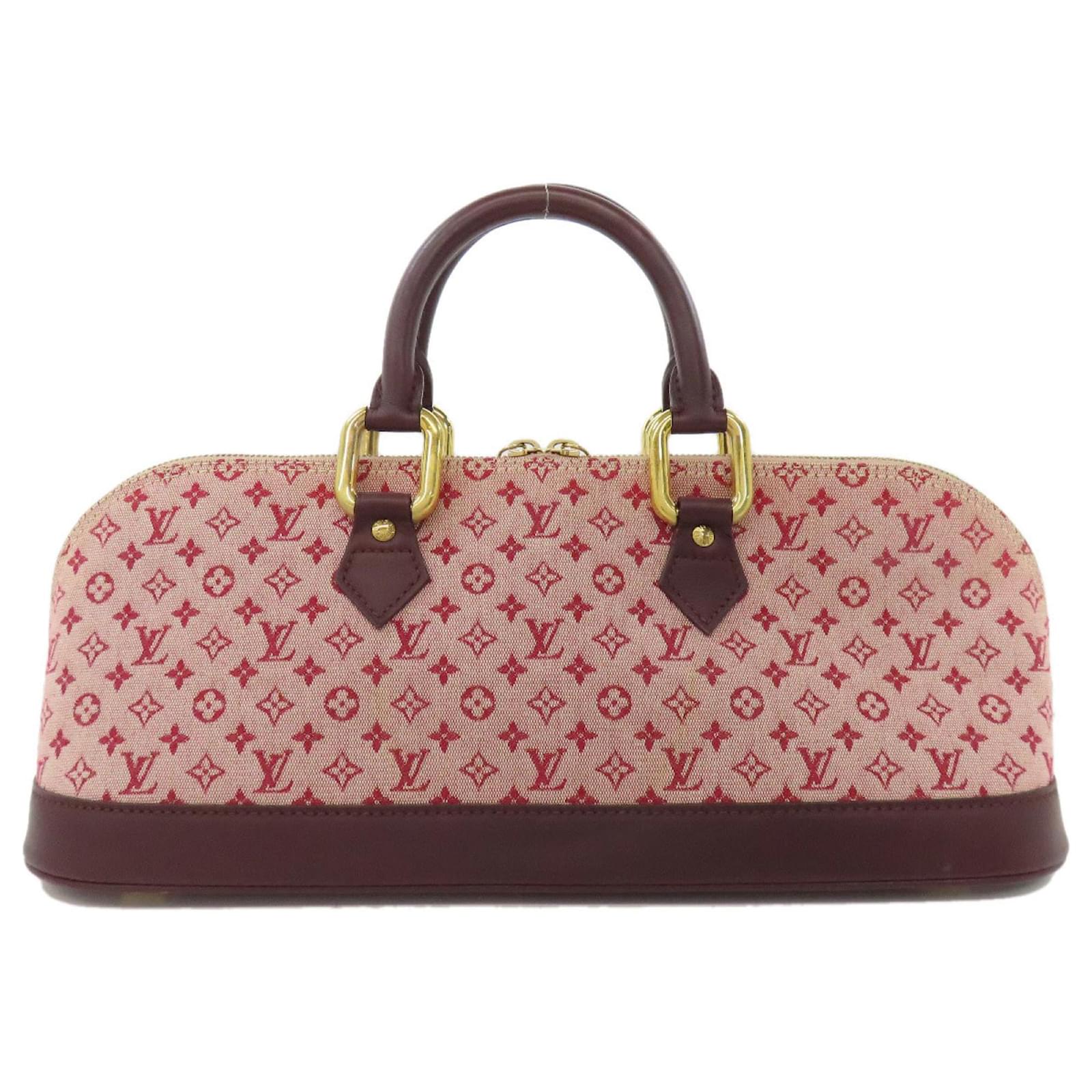 Louis Vuitton Alma Long Handbag Pink Red Cloth ref.2038780 - Joli Closet