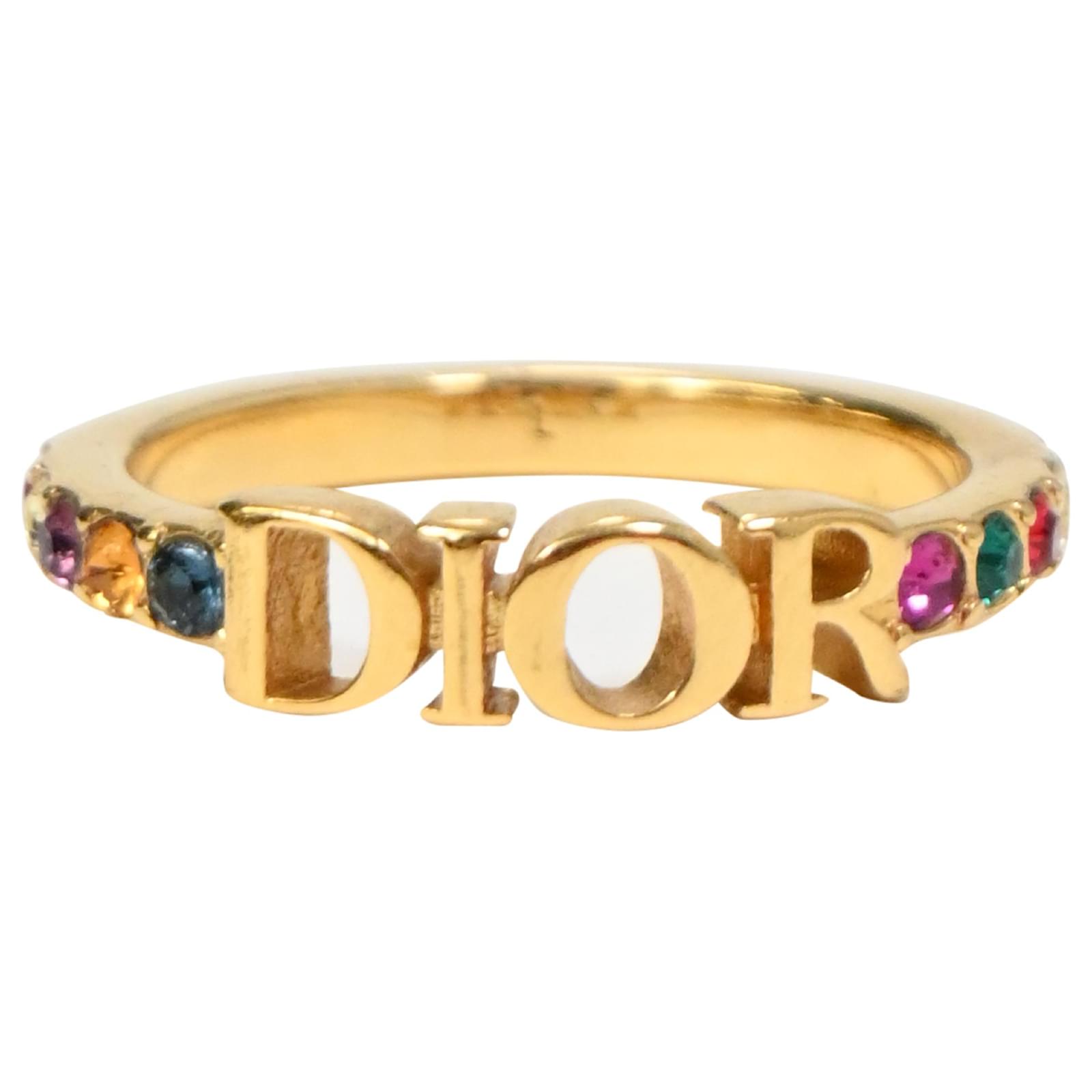 Dior Crystal Dio(R)evolution Ring in Multicolor Metal Multiple colors ...