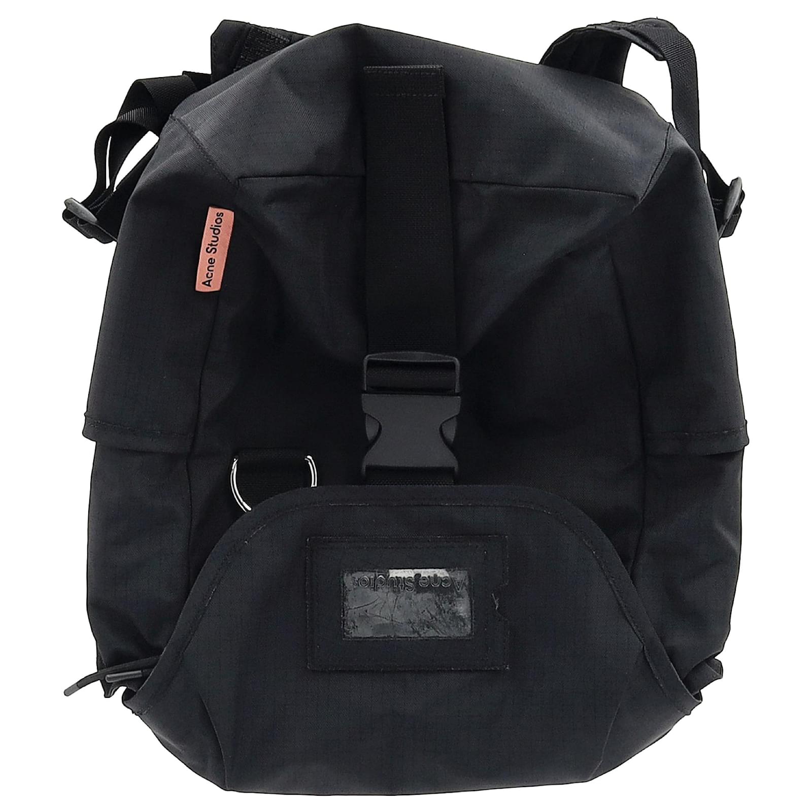 Acne Studios Ripstop Backpack in Black Nylon ref.2041036 - Joli Closet