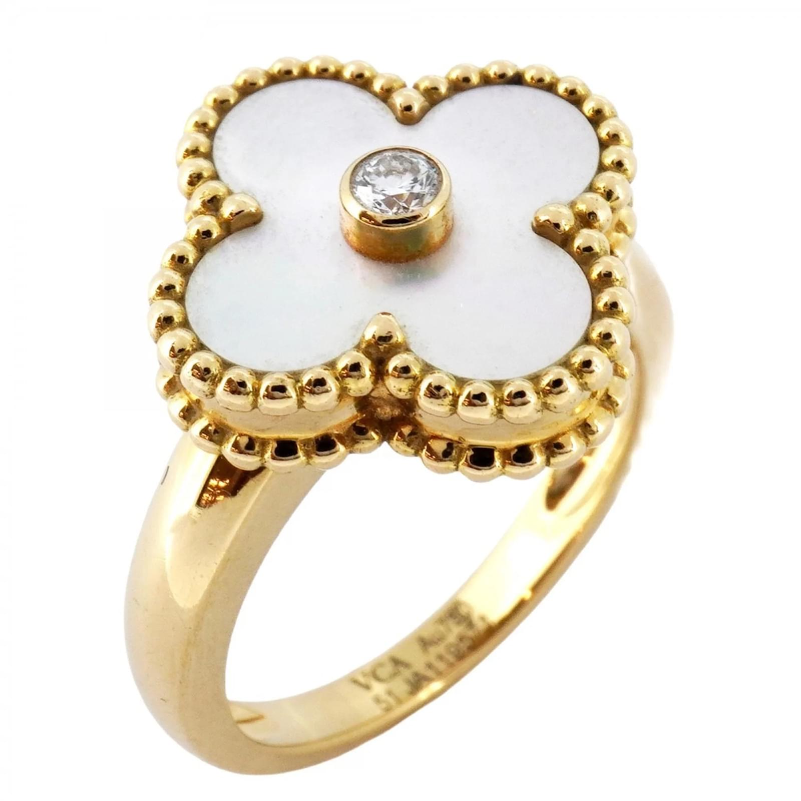Van Cleef & Arpels Alhambra Band Ring Yellow gold ref.2041872 - Joli Closet