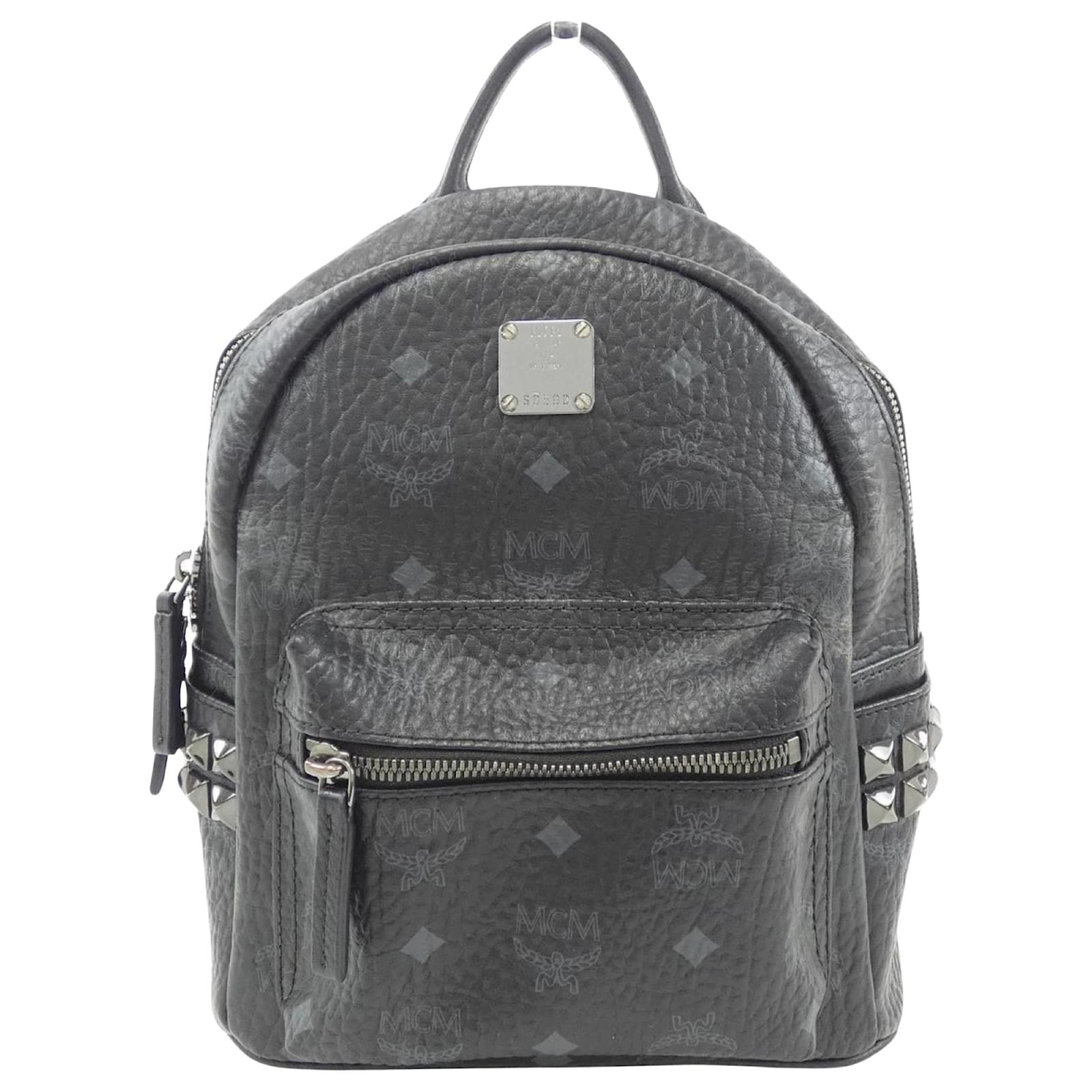MCM Visetos Black Leather ref.2044904 - Joli Closet