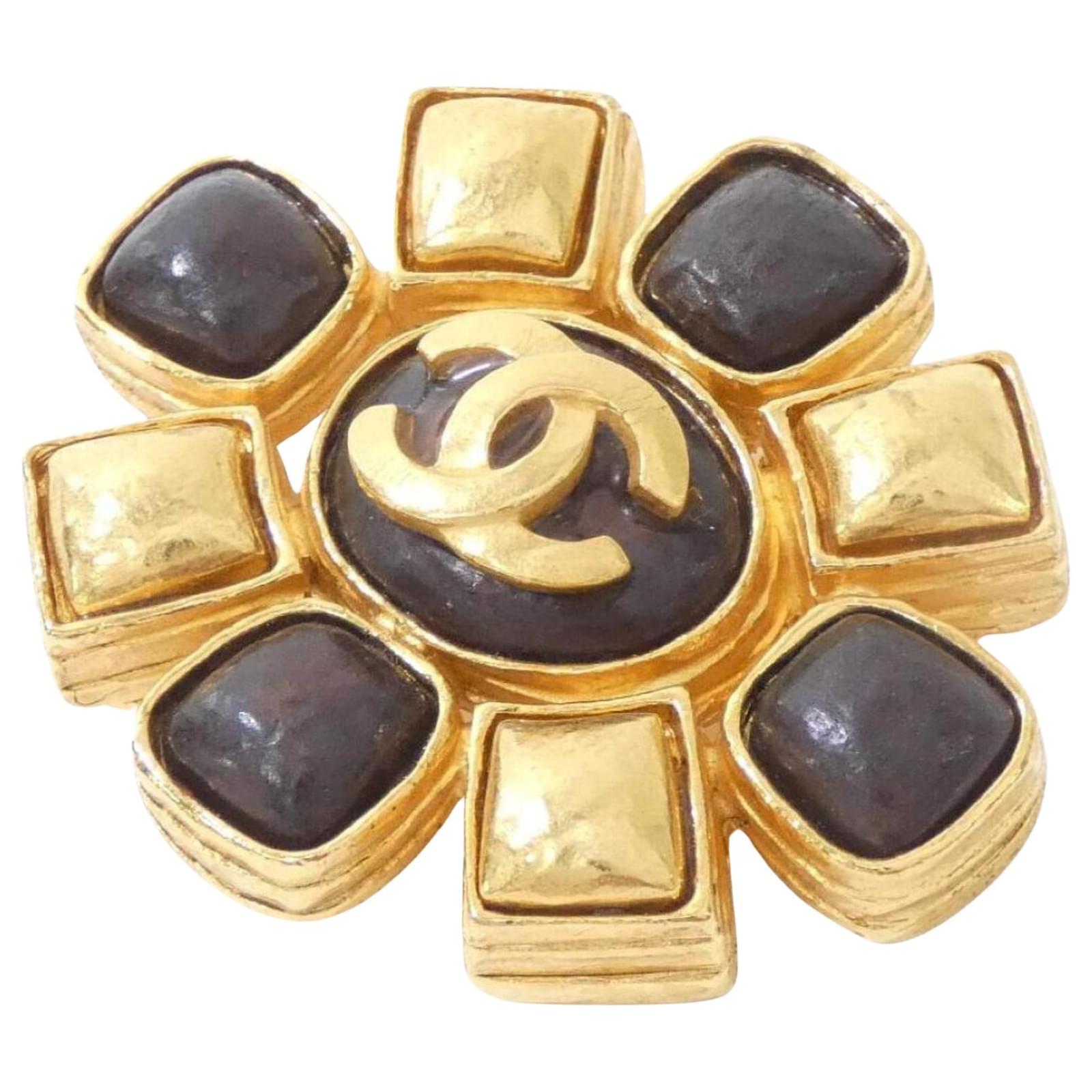 Chanel Coco Mark Golden Gold-plated ref.2044977 - Joli Closet