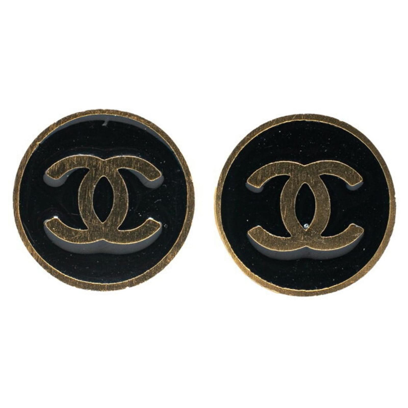 Chanel Coco Mark Black Gold-plated ref.2047460 - Joli Closet