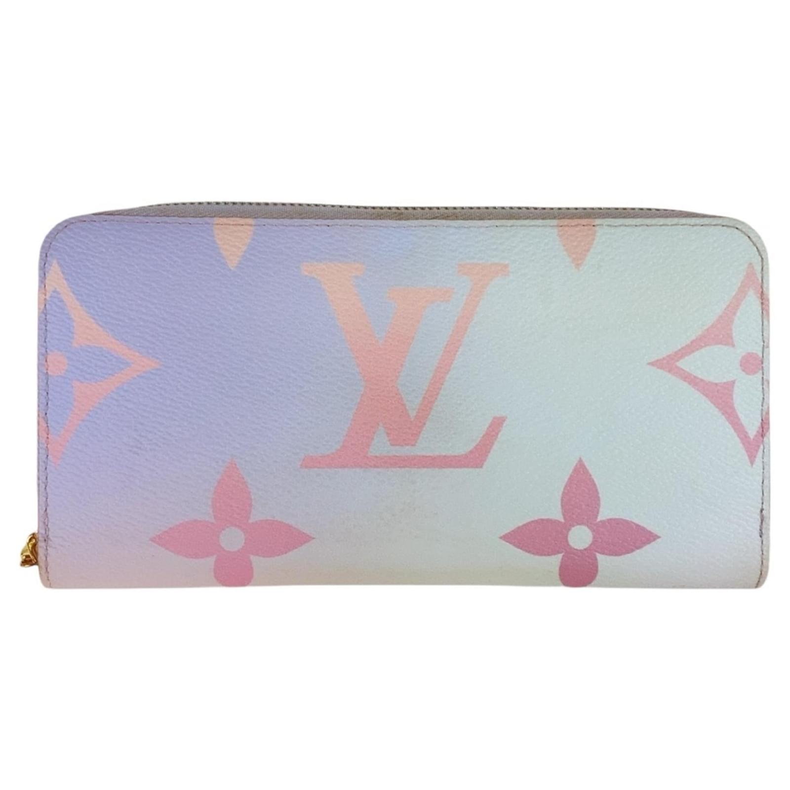 Louis Vuitton Monogram Sunrise Zippy Wallet Pink Multiple colors ...
