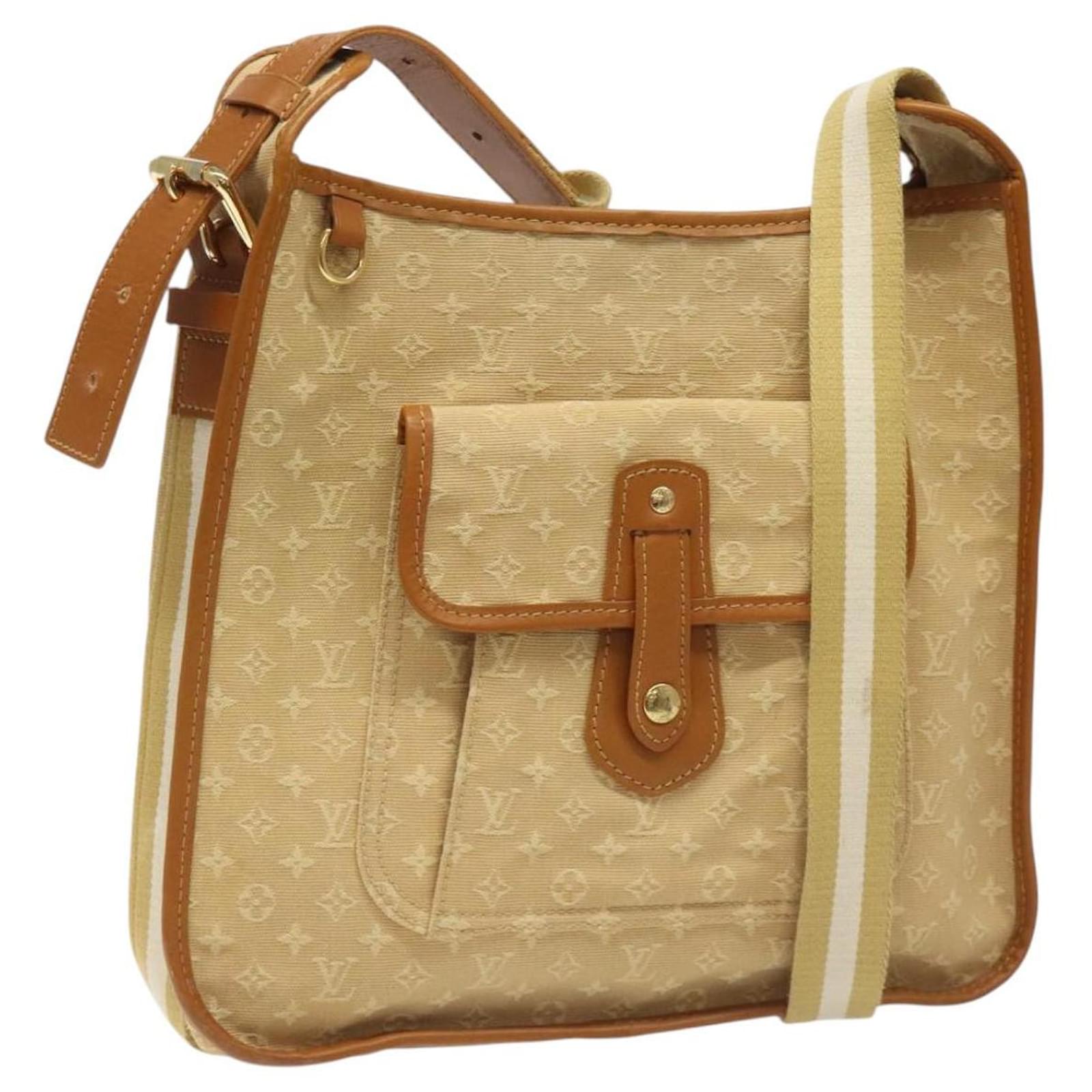 LOUIS VUITTON Monogram Mini Buzas Marie Kate Bag Beige M92323 LV Auth ...
