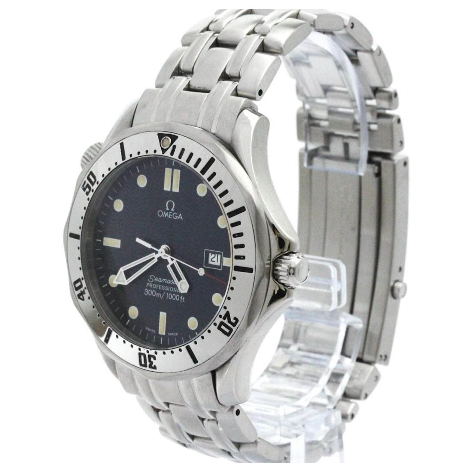 Omega Seamaster Navy blue Steel ref.2049587 - Joli Closet