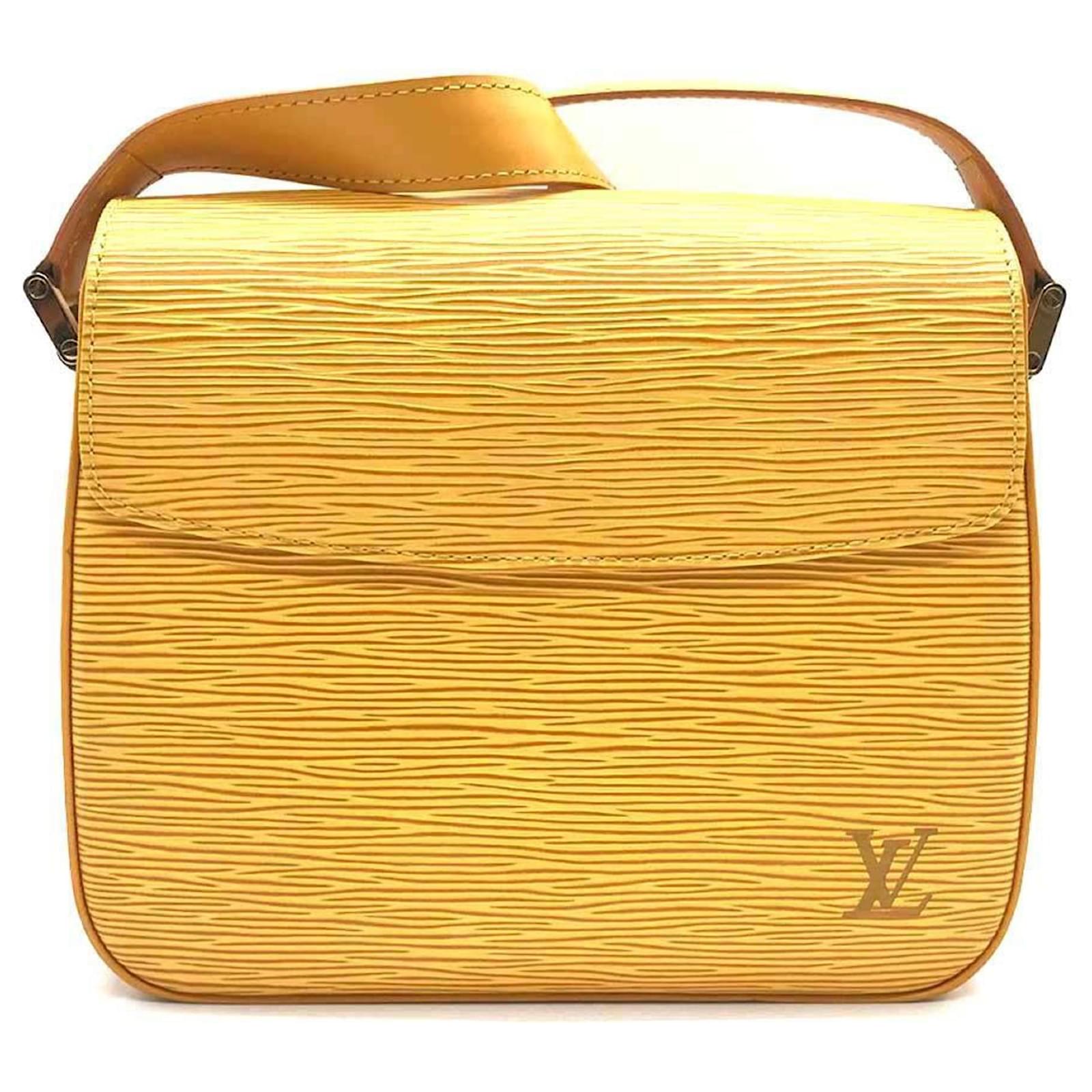 Louis Vuitton Bushi Yellow Leather ref.2050995 - Joli Closet
