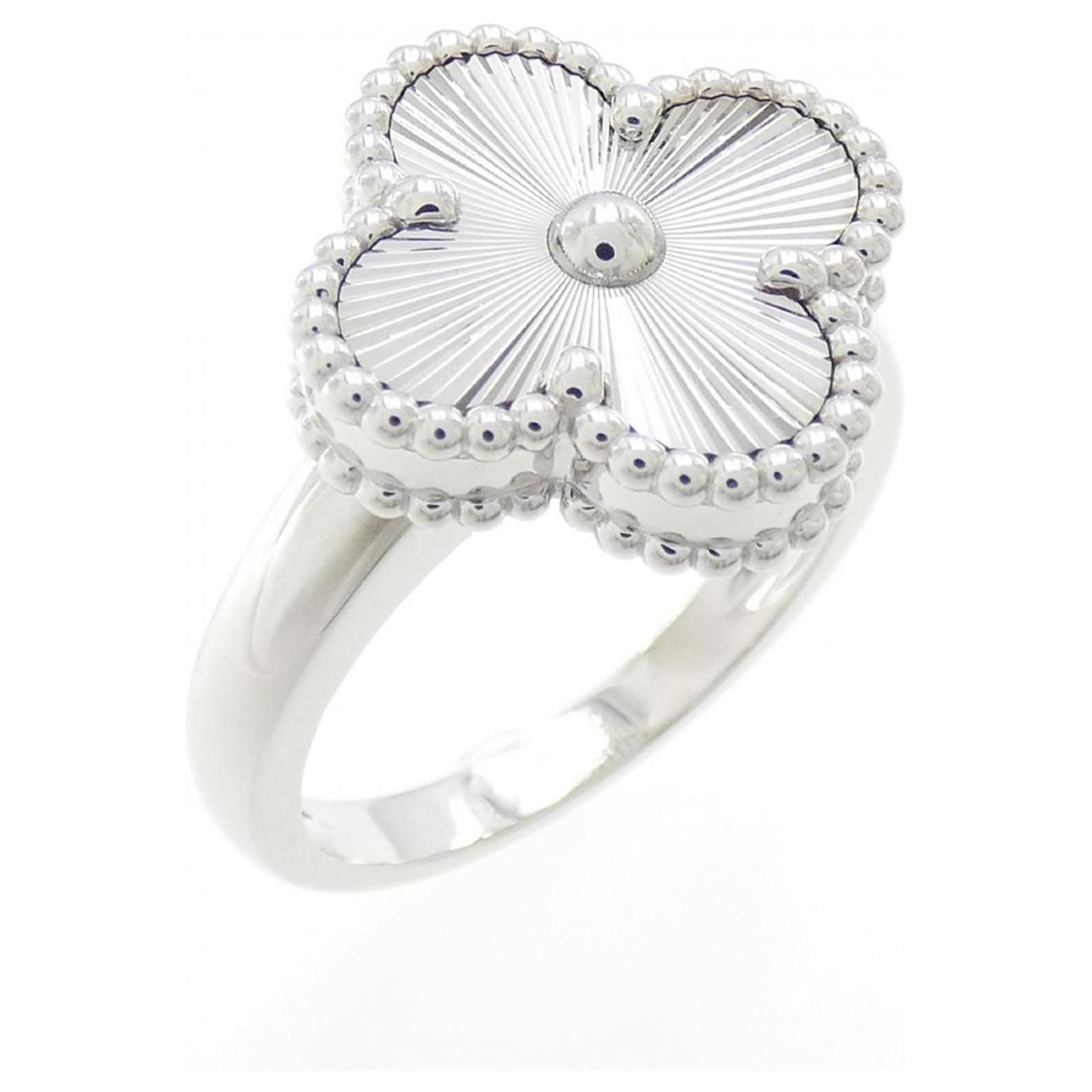 Van Cleef & Arpels Vintage Alhambra Band Ring ref.2051901 - Joli Closet