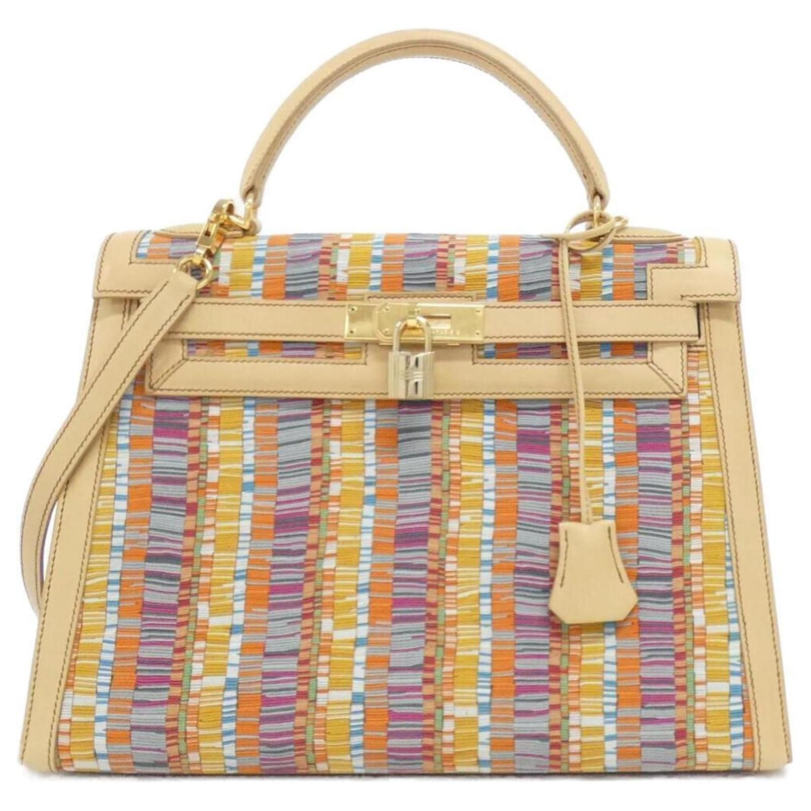 Hermès Hermes Kelly 32cm Handbag Beige ref.2052252 - Joli Closet