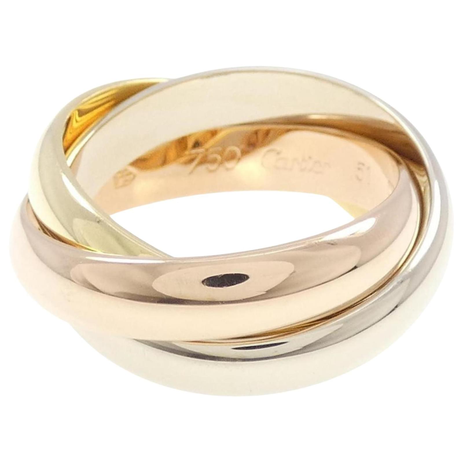 Cartier Trinity Golden White gold ref.2053879 - Joli Closet