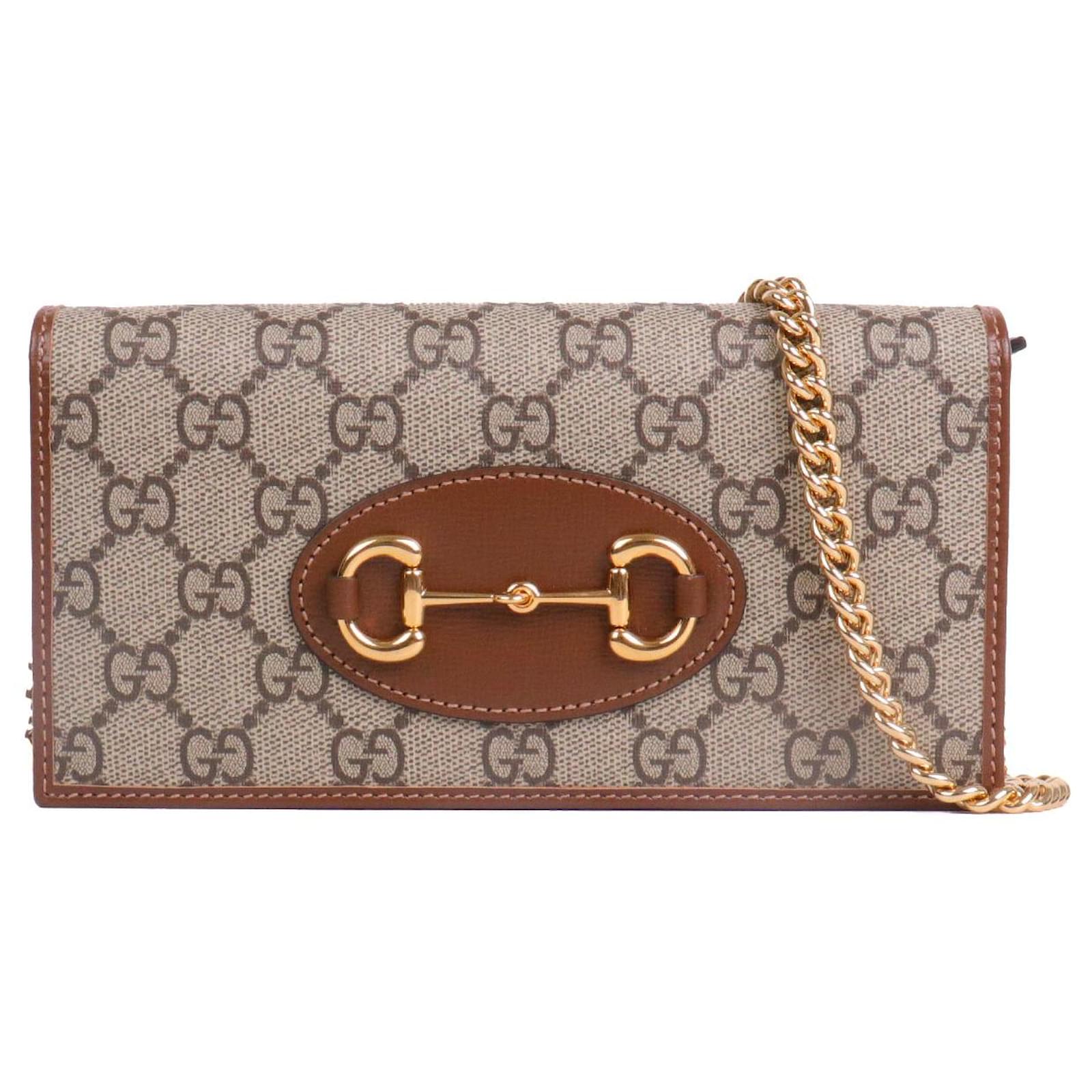 GUCCI Handbags T. Leather Brown ref.2056929 - Joli Closet
