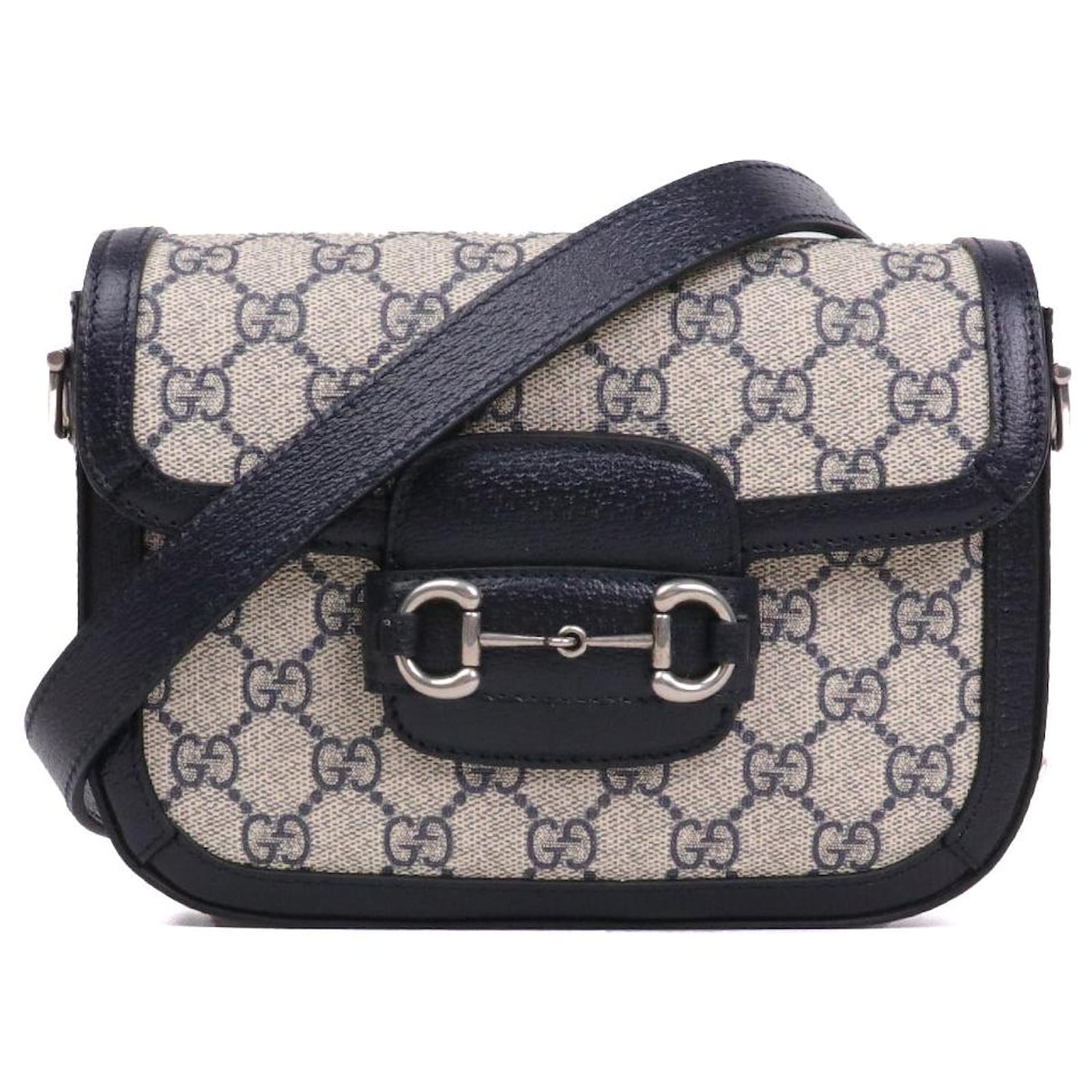 GUCCI Handbags T. Cloth Navy blue ref.2057171 - Joli Closet