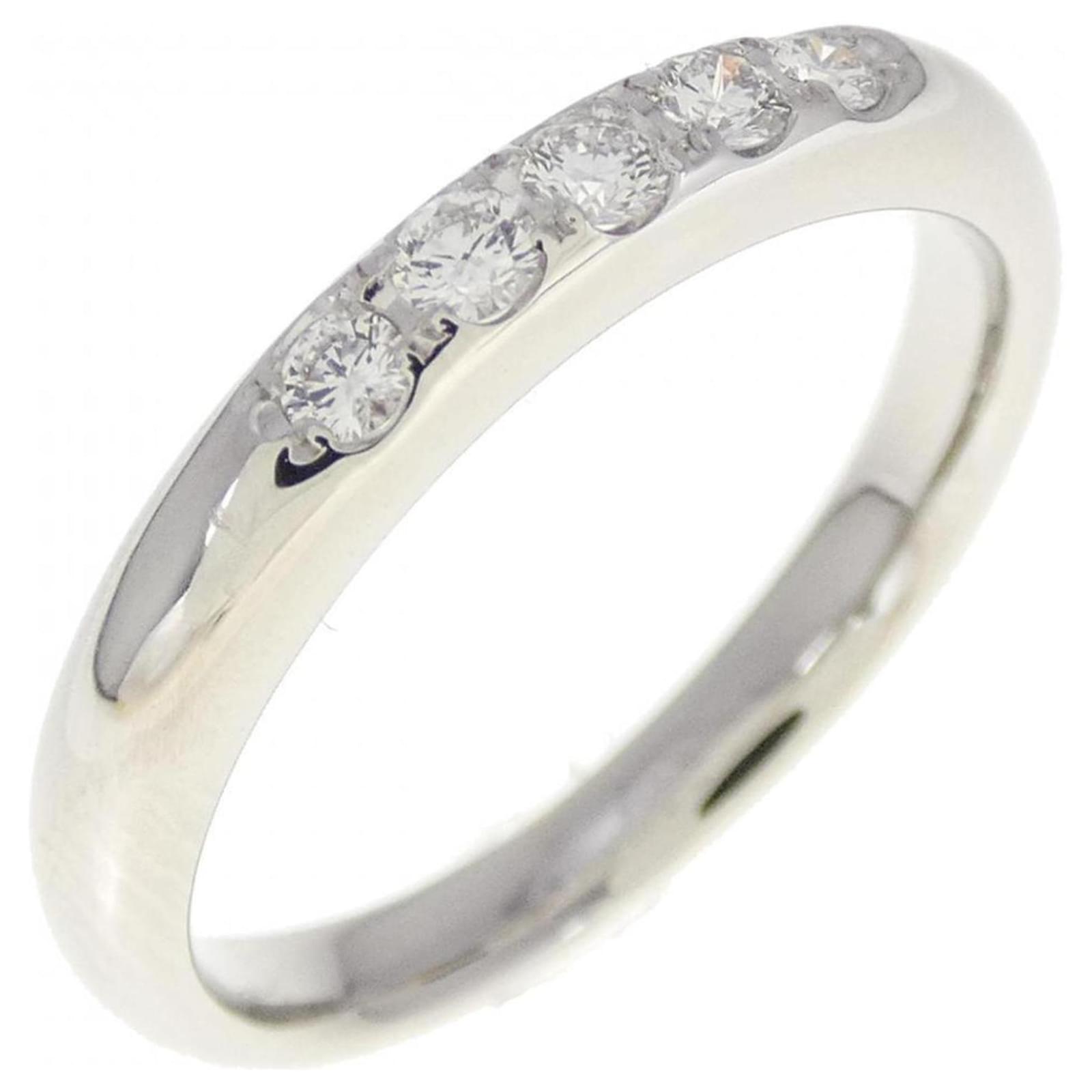 Mikimoto Diamond Band Ring Platinum ref.2059290 - Joli Closet