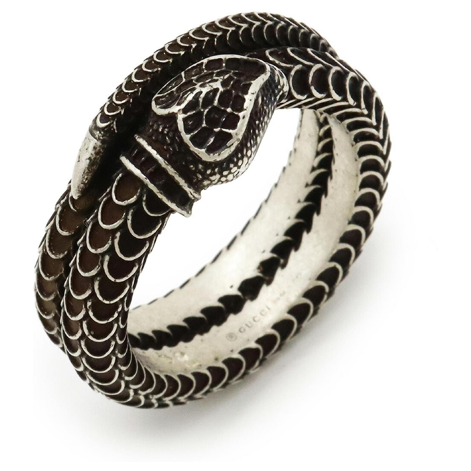 Gucci Garden Snake Silver Band Ring ref.2064498 - Joli Closet