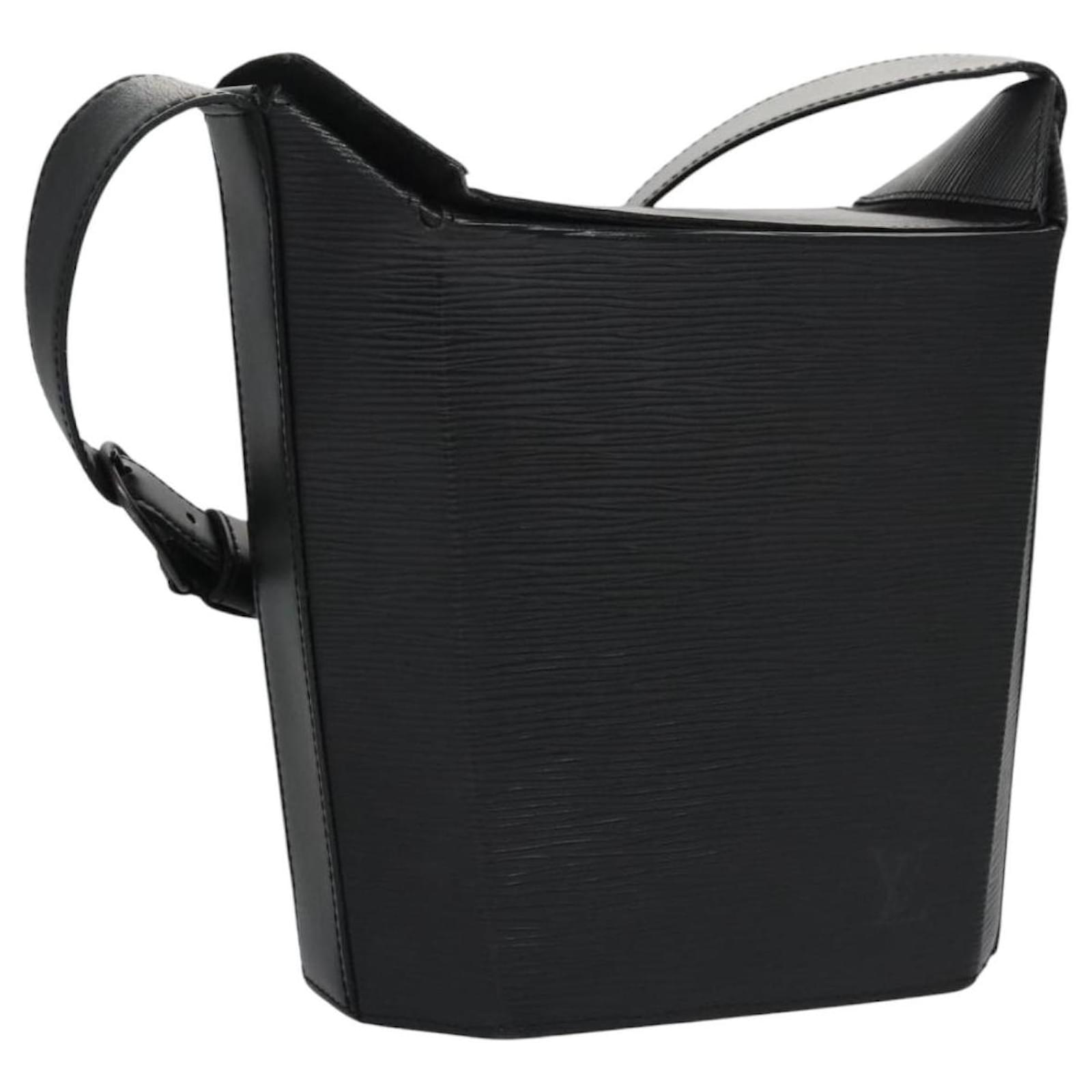 LOUIS VUITTON Epi Sac Saw Shoulder Bag 2way Black M80161 LV Auth SW056 ...
