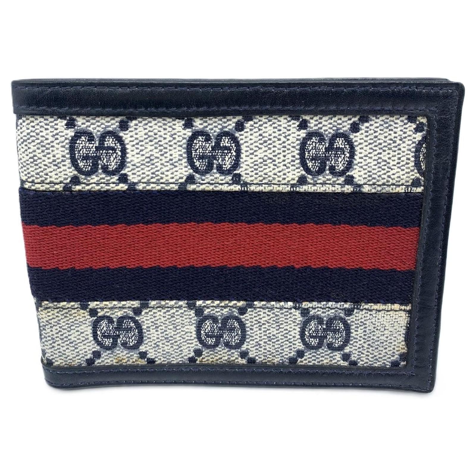 Gucci GG Supreme PVC Coated Canvas Wallet Leather ref.2068973 - Joli Closet