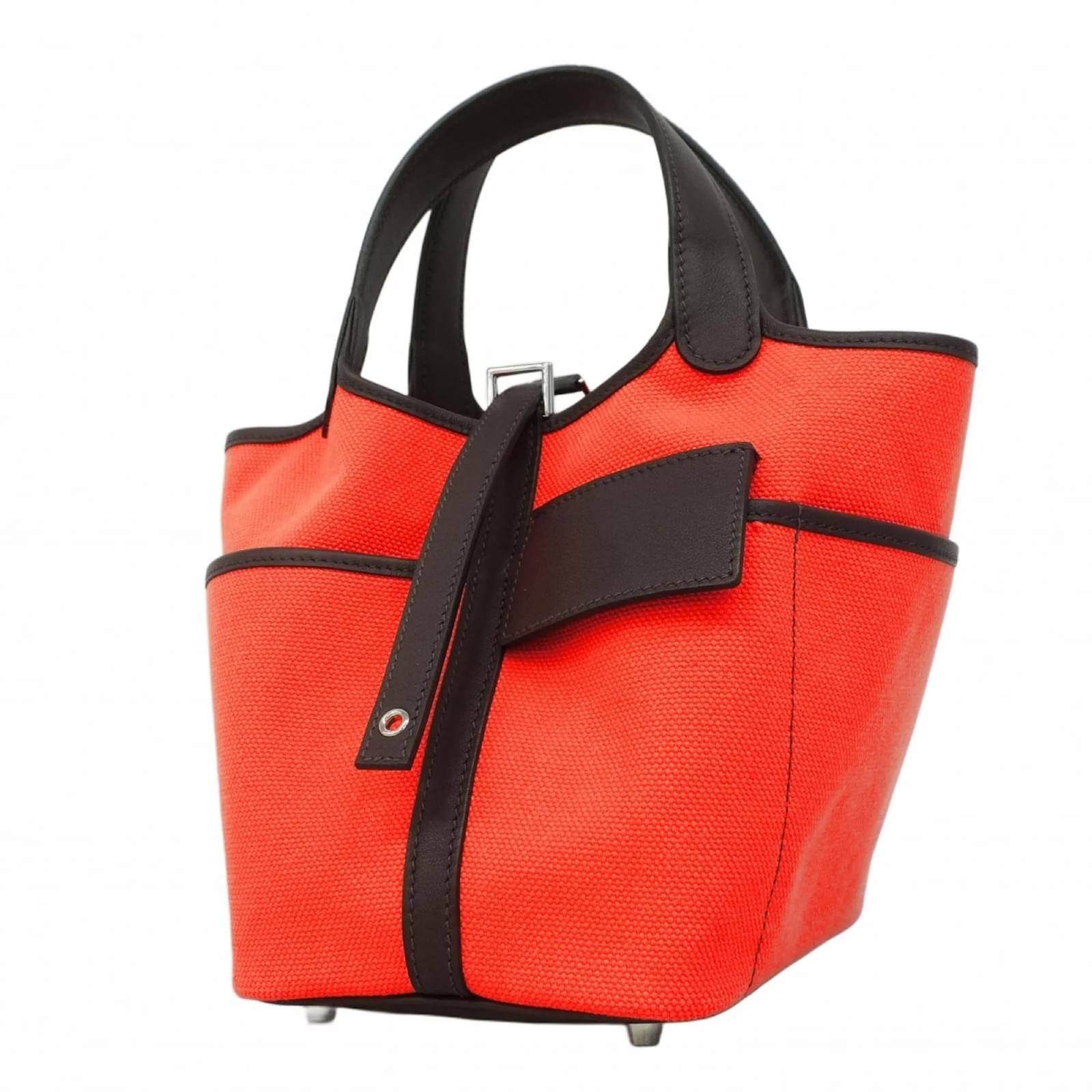 Hermès Hermes Picotin Lock Cargo PM Handbag Leather ref.2069616 - Joli ...