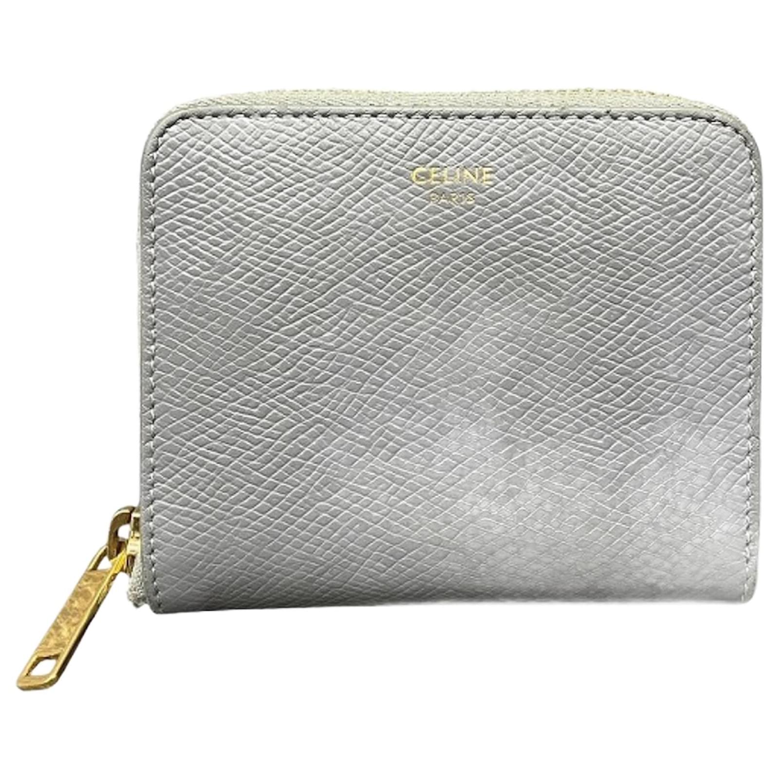 Céline Celine Small Zip Wallet Essential 10L20 Bi-fold for Women Brown ...