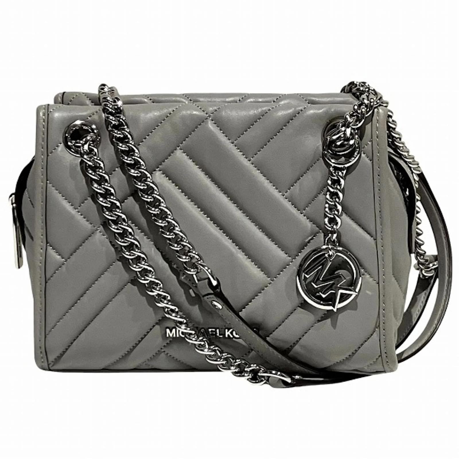 Michael Kors Cathy Small Satchel Brown Leather ref.2072956 - Joli Closet