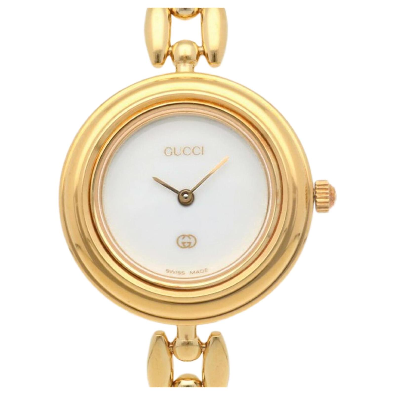 Gucci Quartz Ladies Wristwatch with Changeable Bezel White Multiple ...
