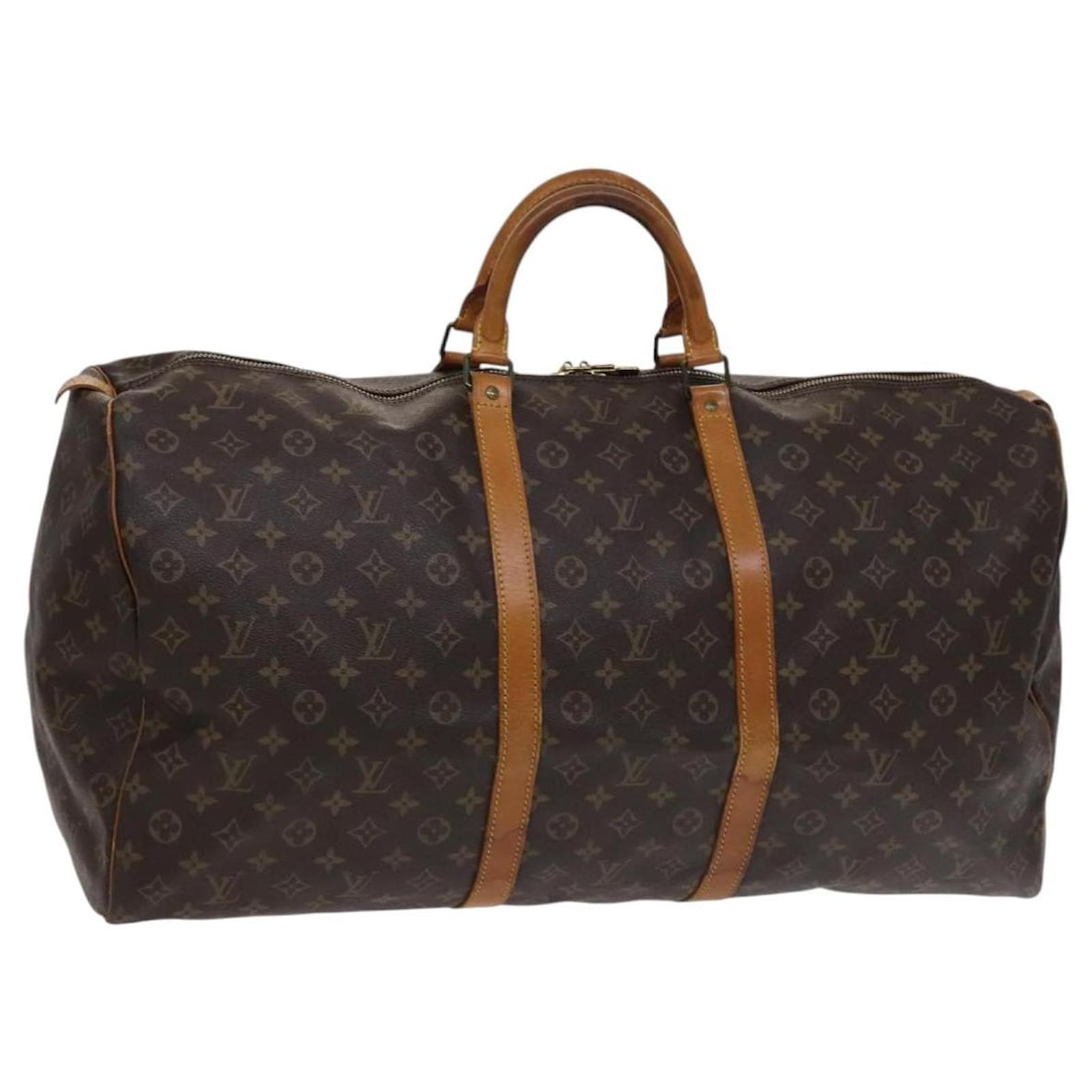 LOUIS VUITTON Monogram Keepall 60 Boston Bag M41422 LV Auth 113684 Cloth ref.2073327 - Joli Closet