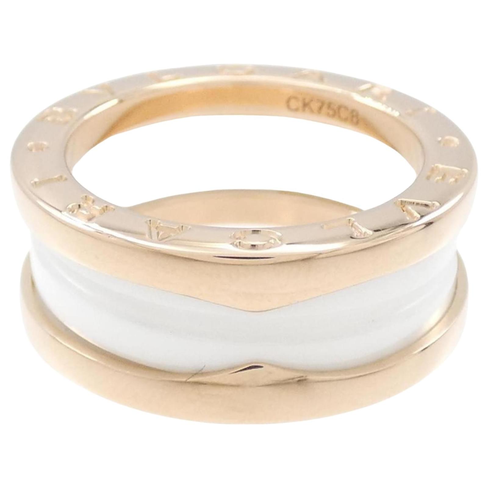 Bulgari B-ZERO ring # 50 Golden Pink gold ref.2075307 - Joli Closet