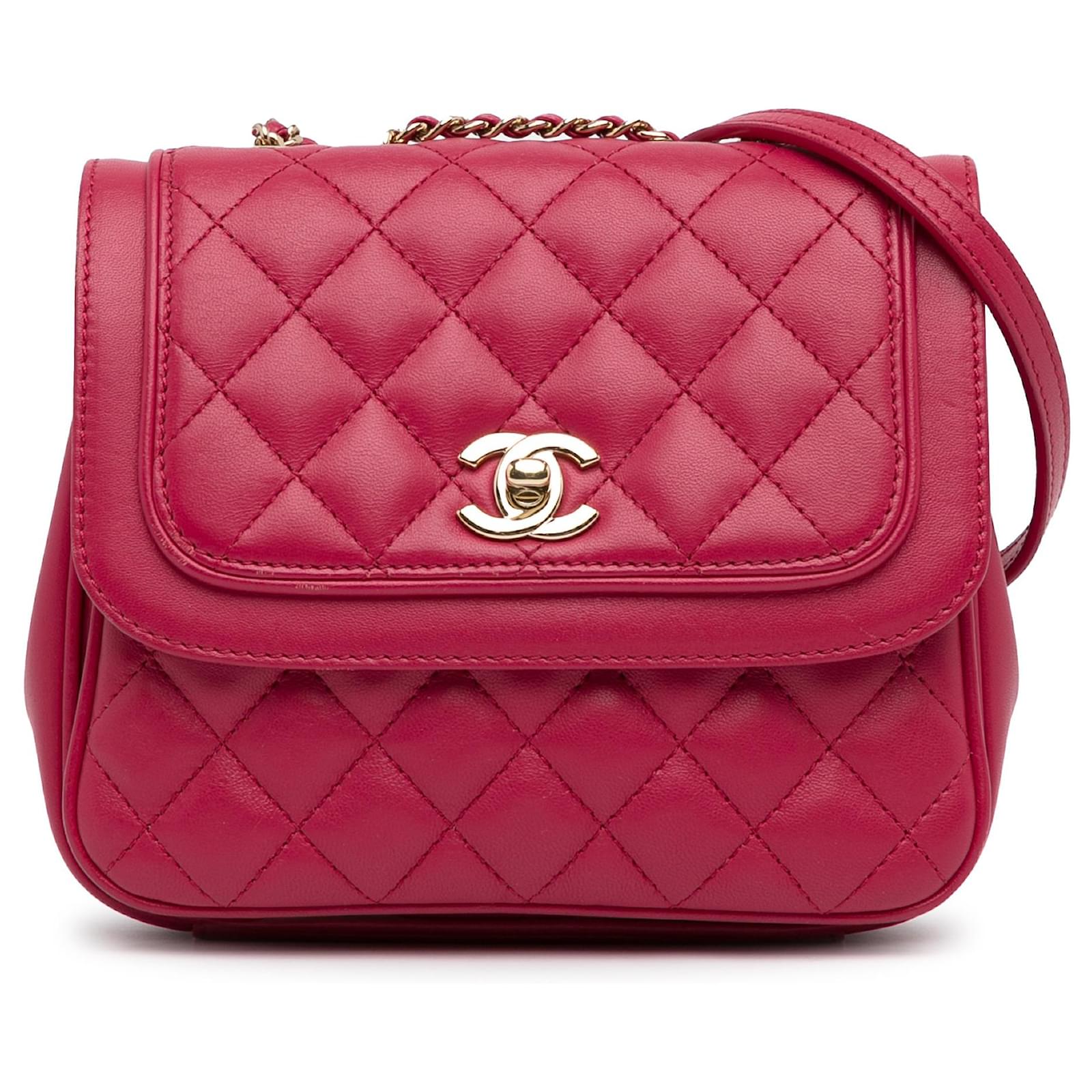 CHANEL Handbags T. Leather Pink ref.2076247 - Joli Closet
