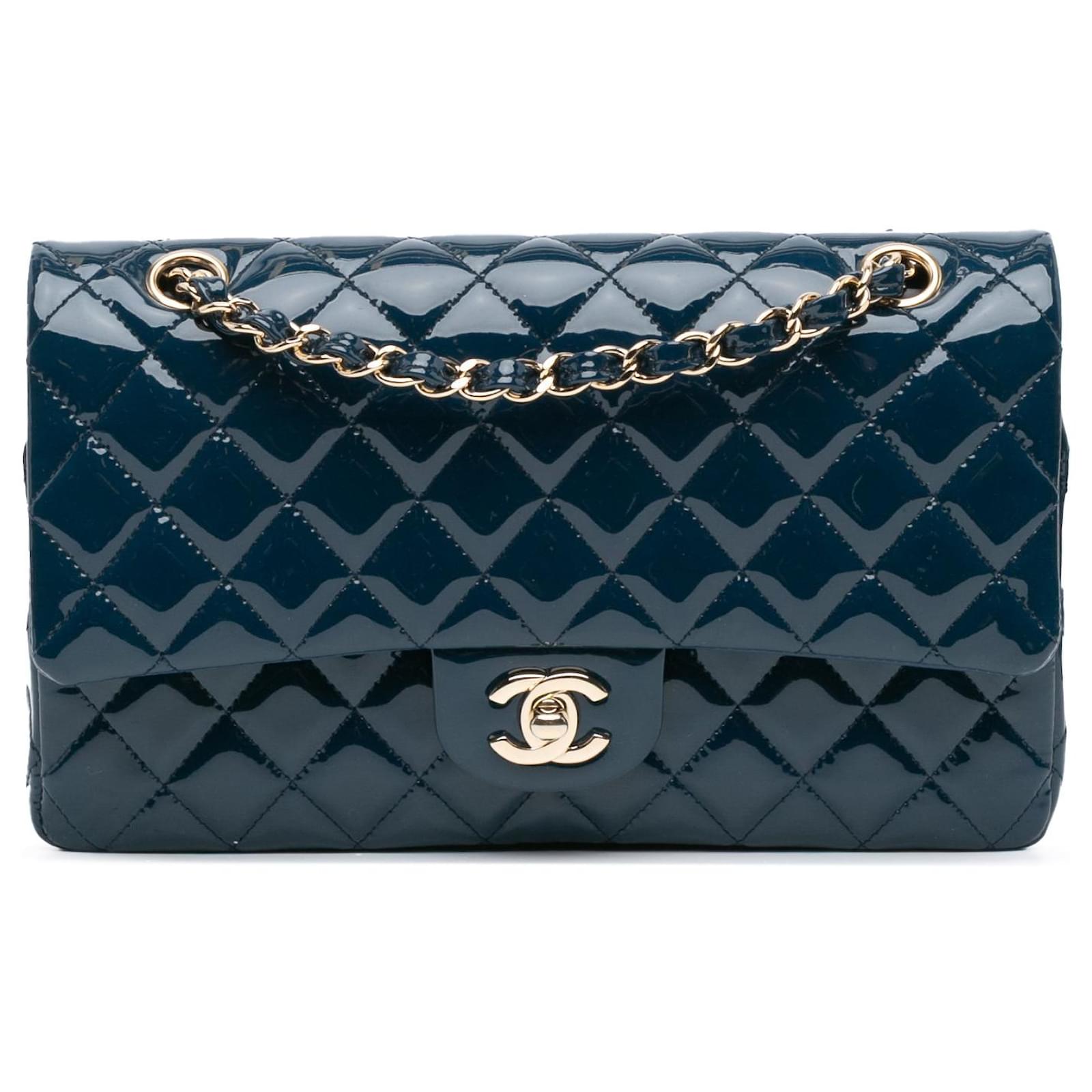 CHANEL Handbags T. Leather Blue ref.2076832 - Joli Closet
