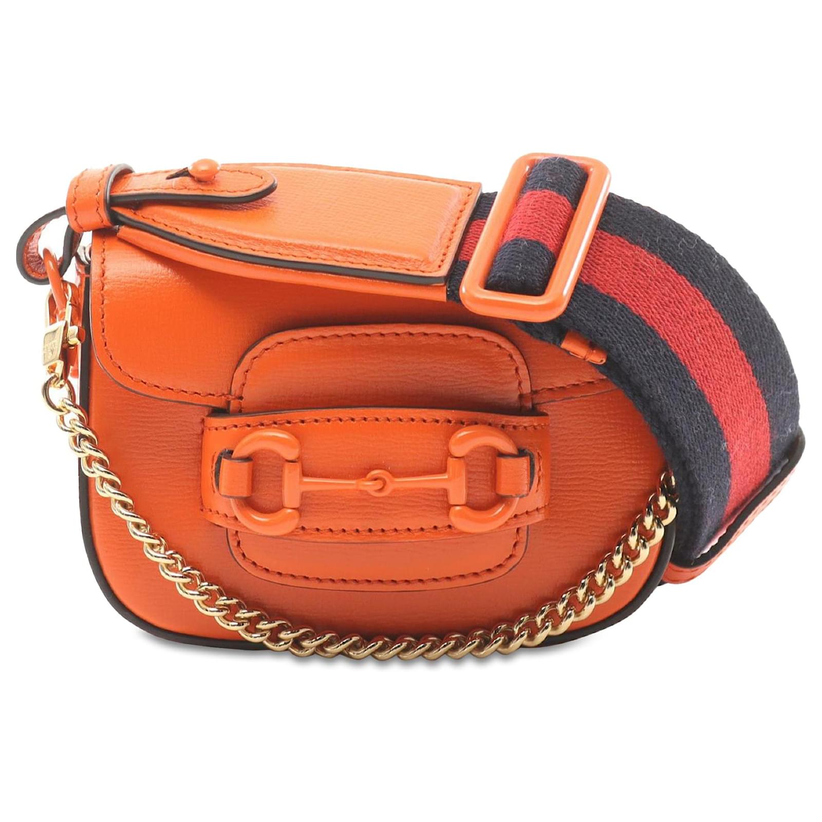 GUCCI Handbags T. Leather Orange ref.2078110 - Joli Closet