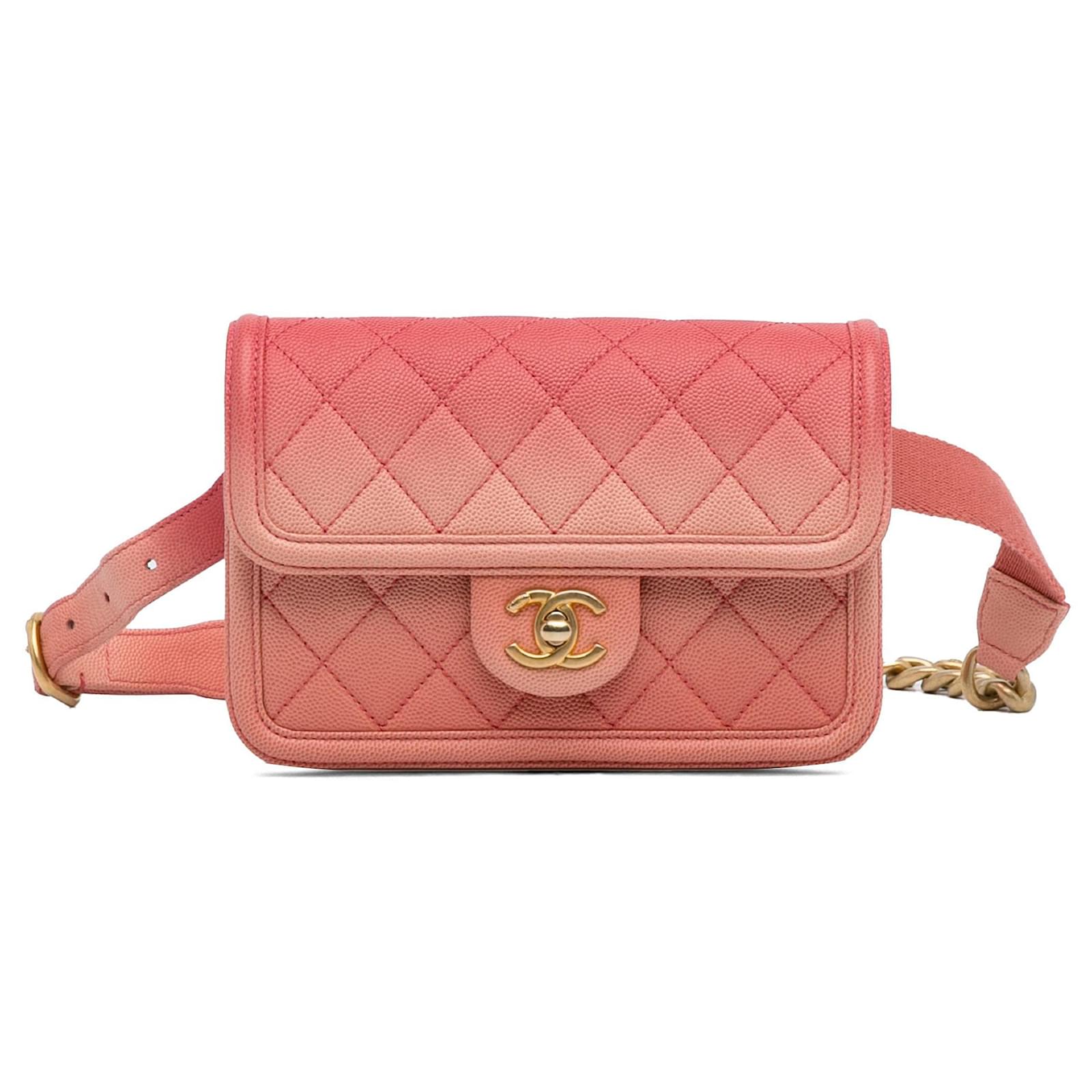 CHANEL Handbags T. Leather Pink ref.2078321 - Joli Closet