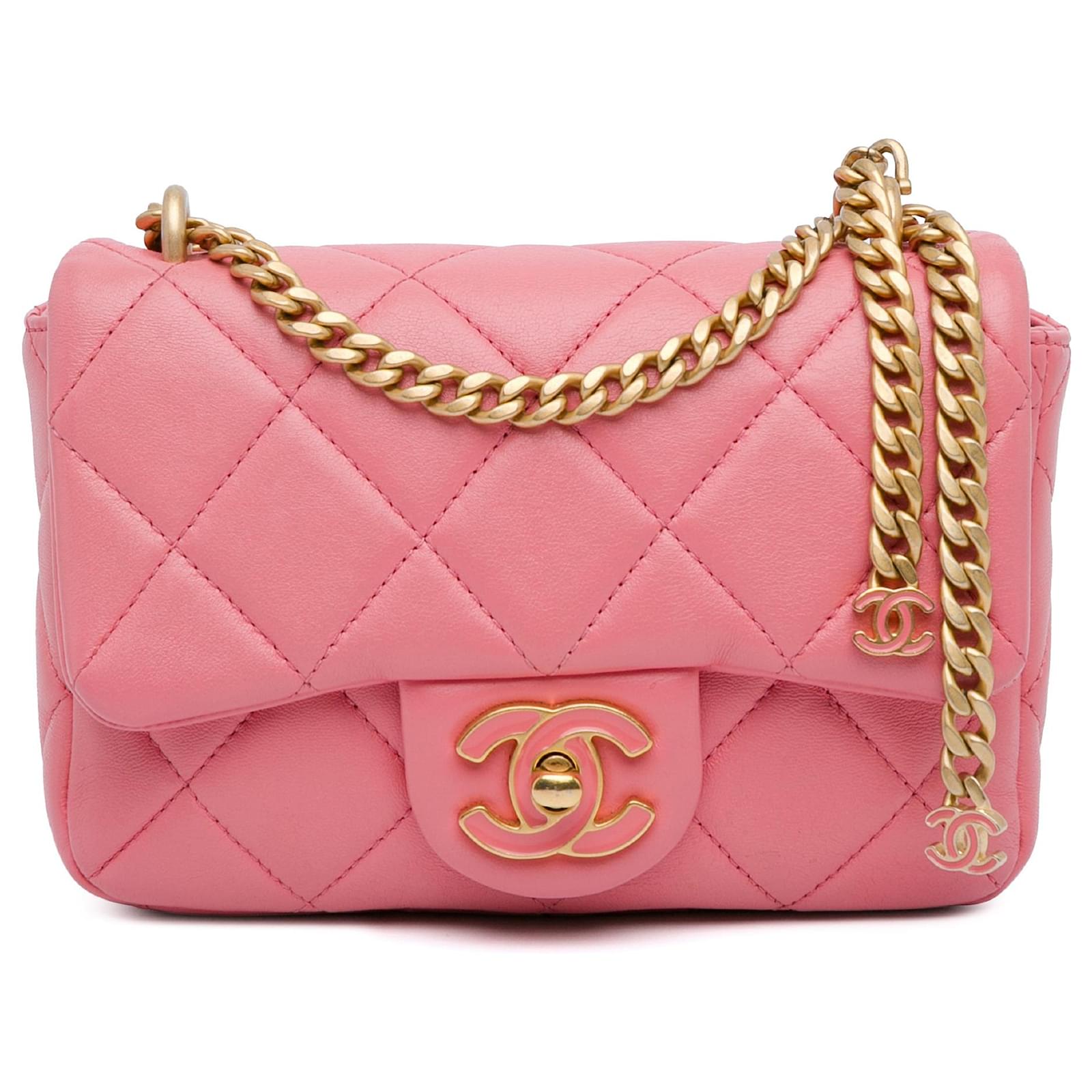 CHANEL Handbags T. Leather Pink ref.2078808 - Joli Closet