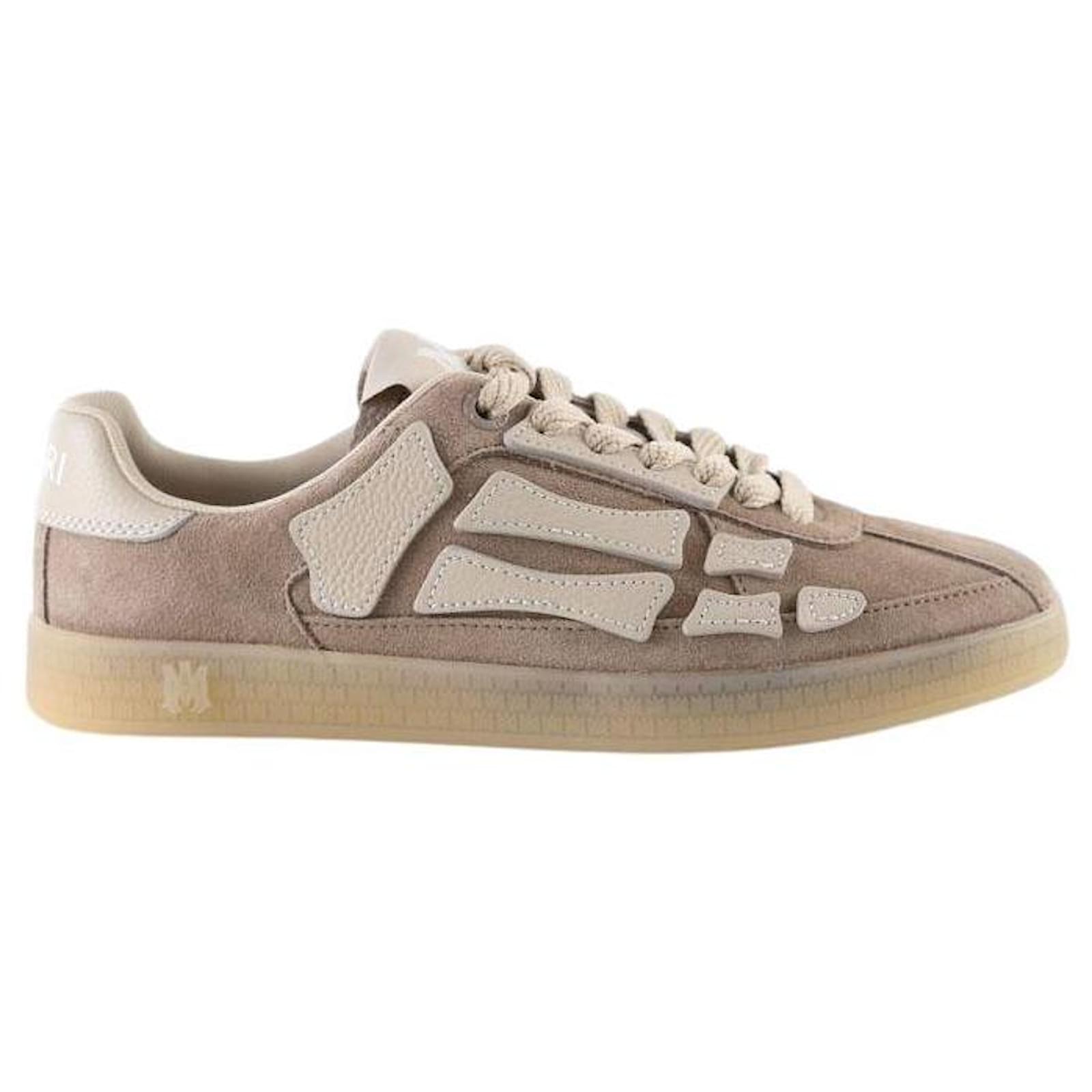 Amiri Beige suede sneakers Deerskin ref.2079310 - Joli Closet