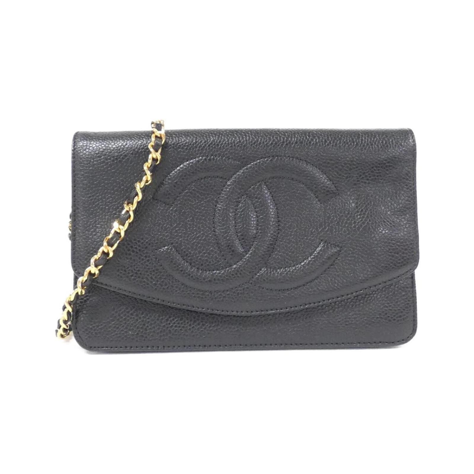 Chanel Timeless CC Line 05281 Chain Wallet Black ref.2080639 - Joli Closet
